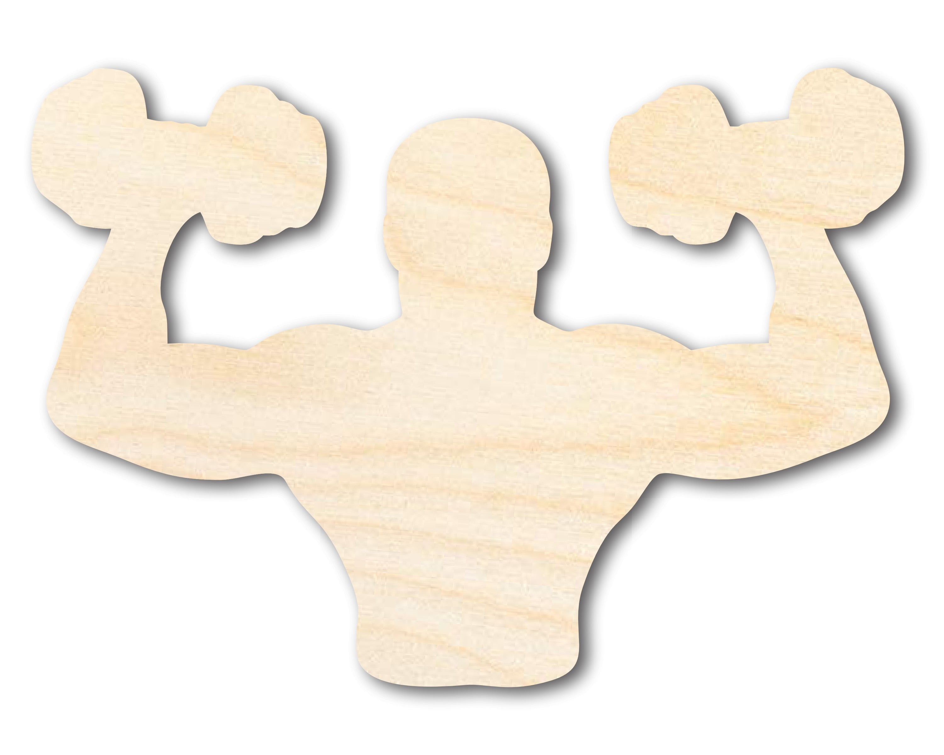 Unfinished Body Builder Shape | DIY Craft Cutout | up to 46" DIY 30 ...