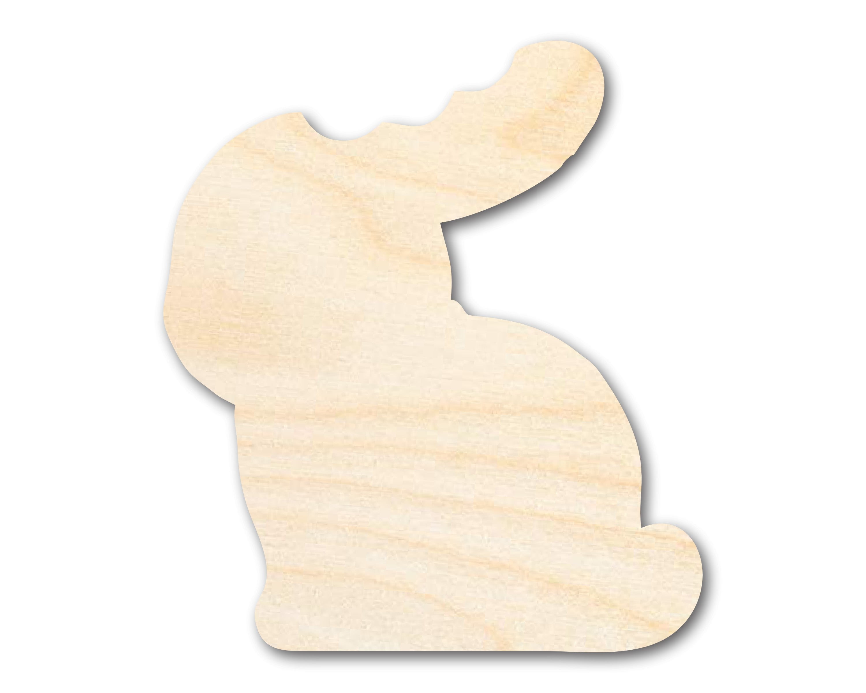 Unfinished Chocolate Bunny Shape | Easter | DIY Craft Cutout 24" / 1/4 ...