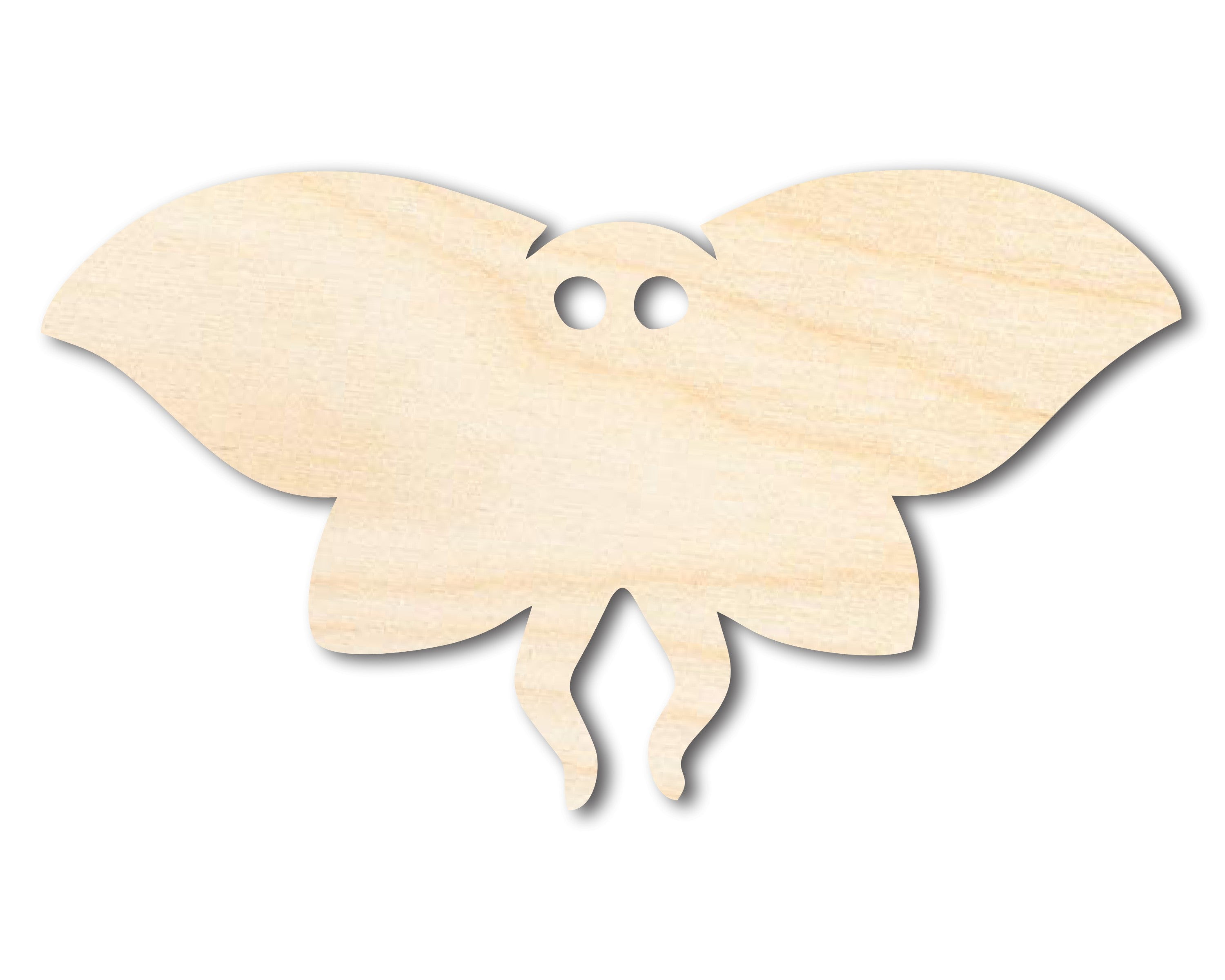 Unfinished Cute Mothman Shape | Halloween Craft Cutout | up to 46" DIY ...