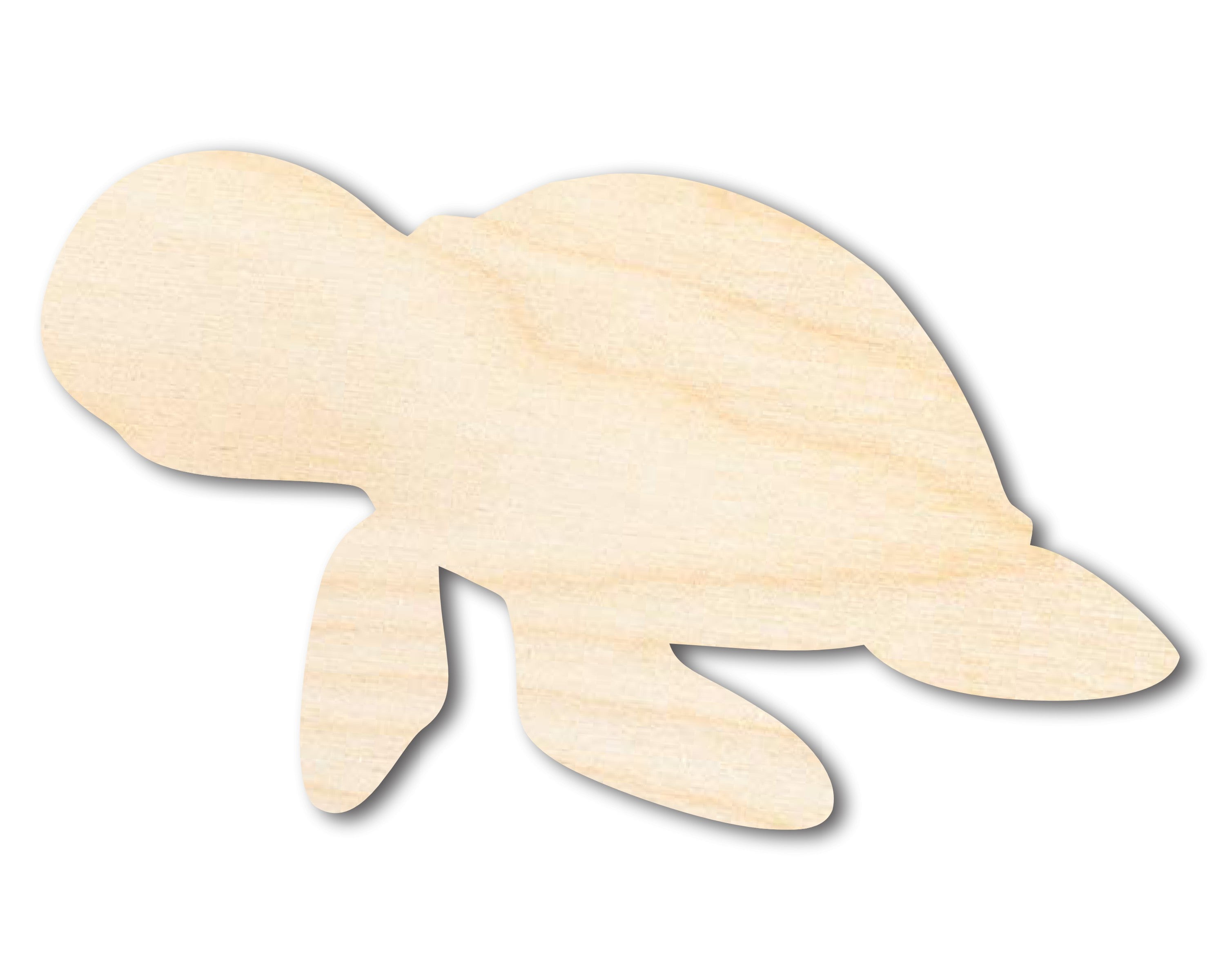 Unfinished Cute Sea Turtle Shape | DIY Craft Cutout | up to 46" DIY 14 ...