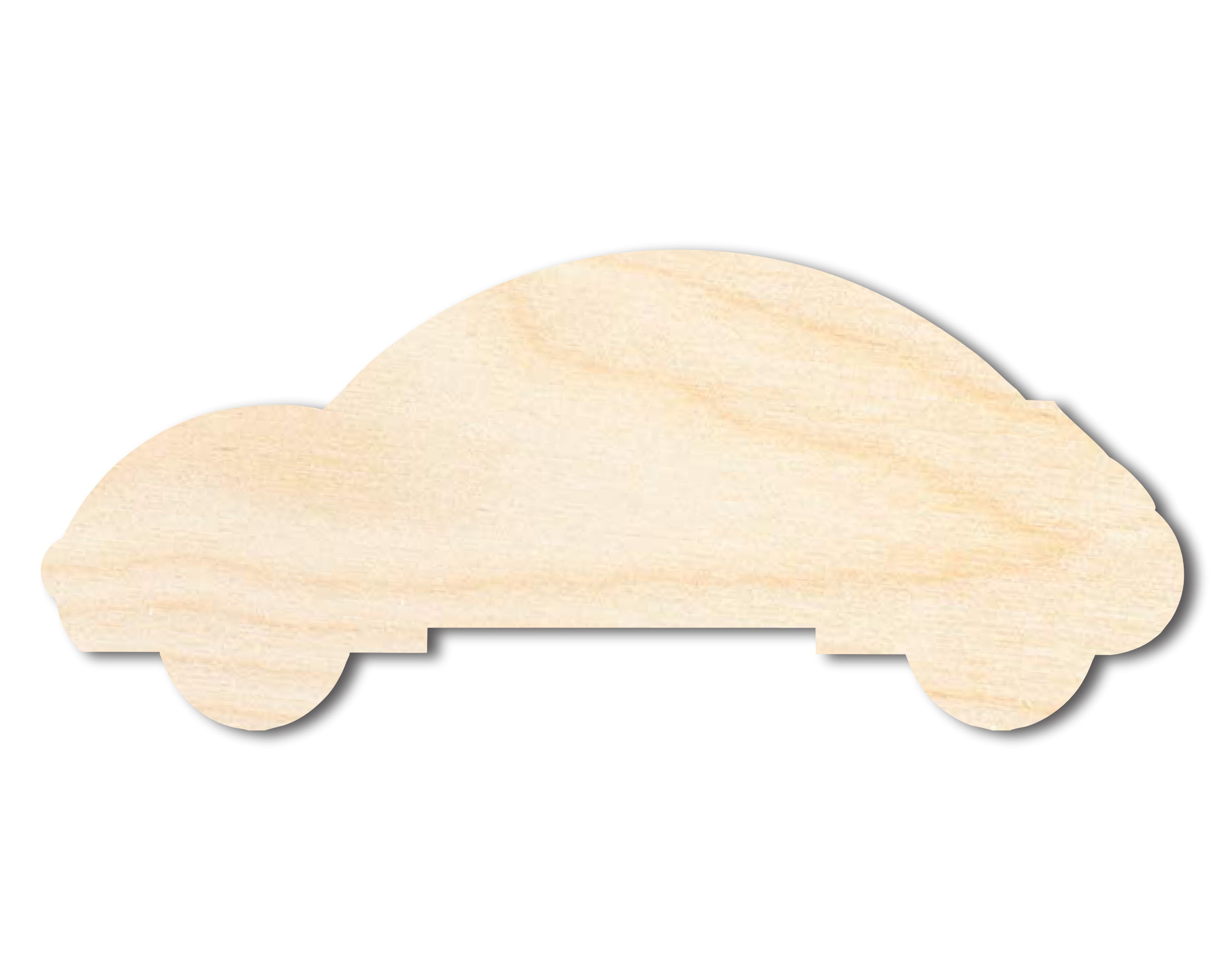 Unfinished Economy Car Shape | DIY Craft Cutout | up to 46" DIY 18" / 3 ...