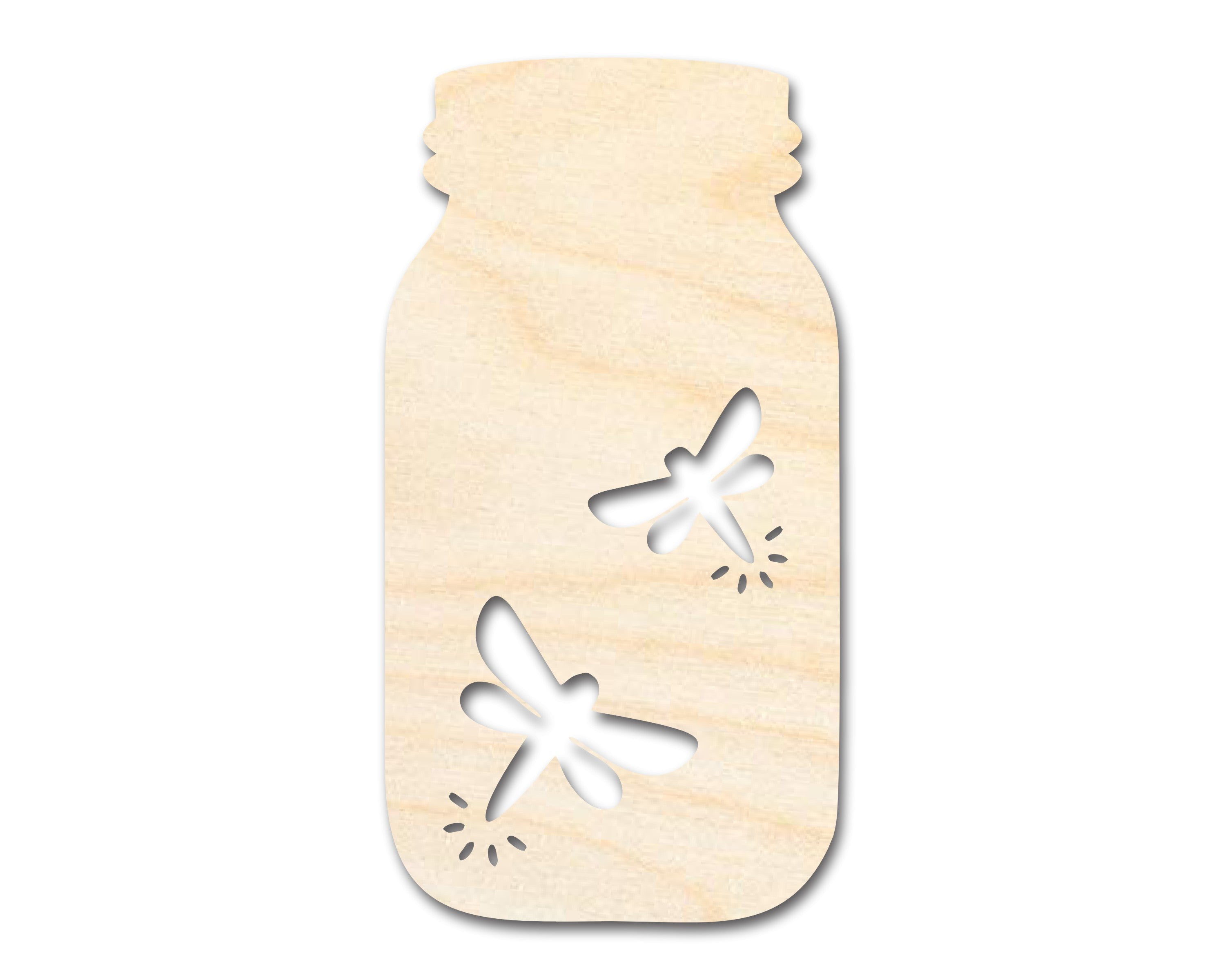 Unfinished Firefly Jar Shape | DIY Craft Cutout | up to 46" DIY 30" / 1 ...