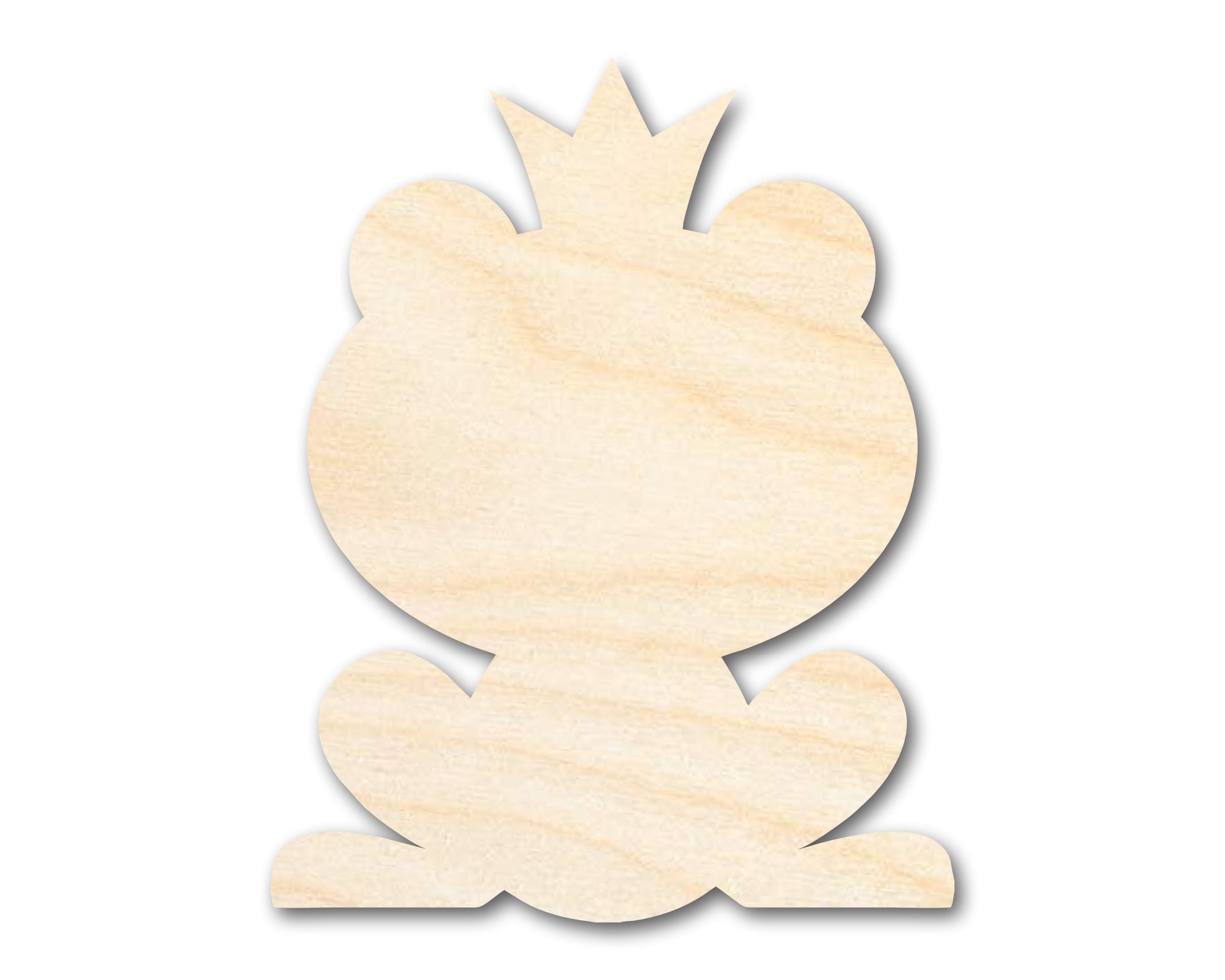 Unfinished Frog Prince Wood Cutout Shape | DIY Craft Cutout | up to 46 ...
