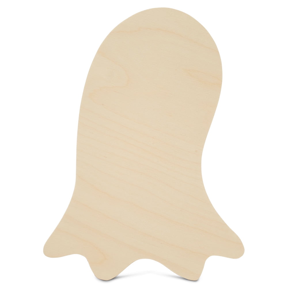 Unfinished Ghost Cutout 16 x 11-3/4-inch, 1/4 inch Thick, Pack of 3 ...