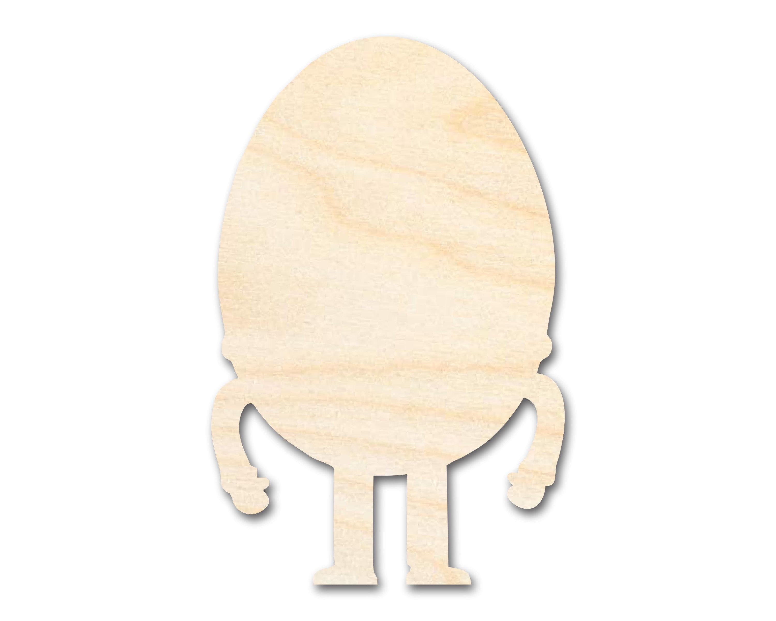 Unfinished Humpty Dumpty Wood Cutout Shape 18" / 1/8" - Walmart.com