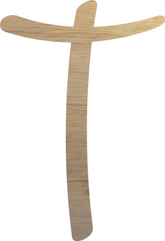 Unfinished Large Wood Letter T, Paintable Wall Hanging 22'' Tall Craft ...