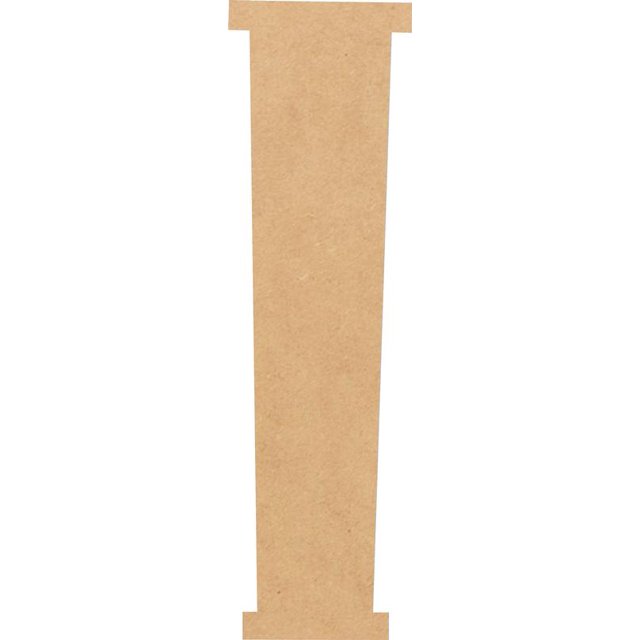 Unfinished MDF 18'' Tall Lemon Spark Letters DIY I, Paintable Craft ...