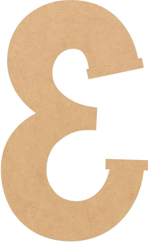 Unfinished MDF 22'' Tall Lemon Spark Letters DIY E, Paintable Craft ...