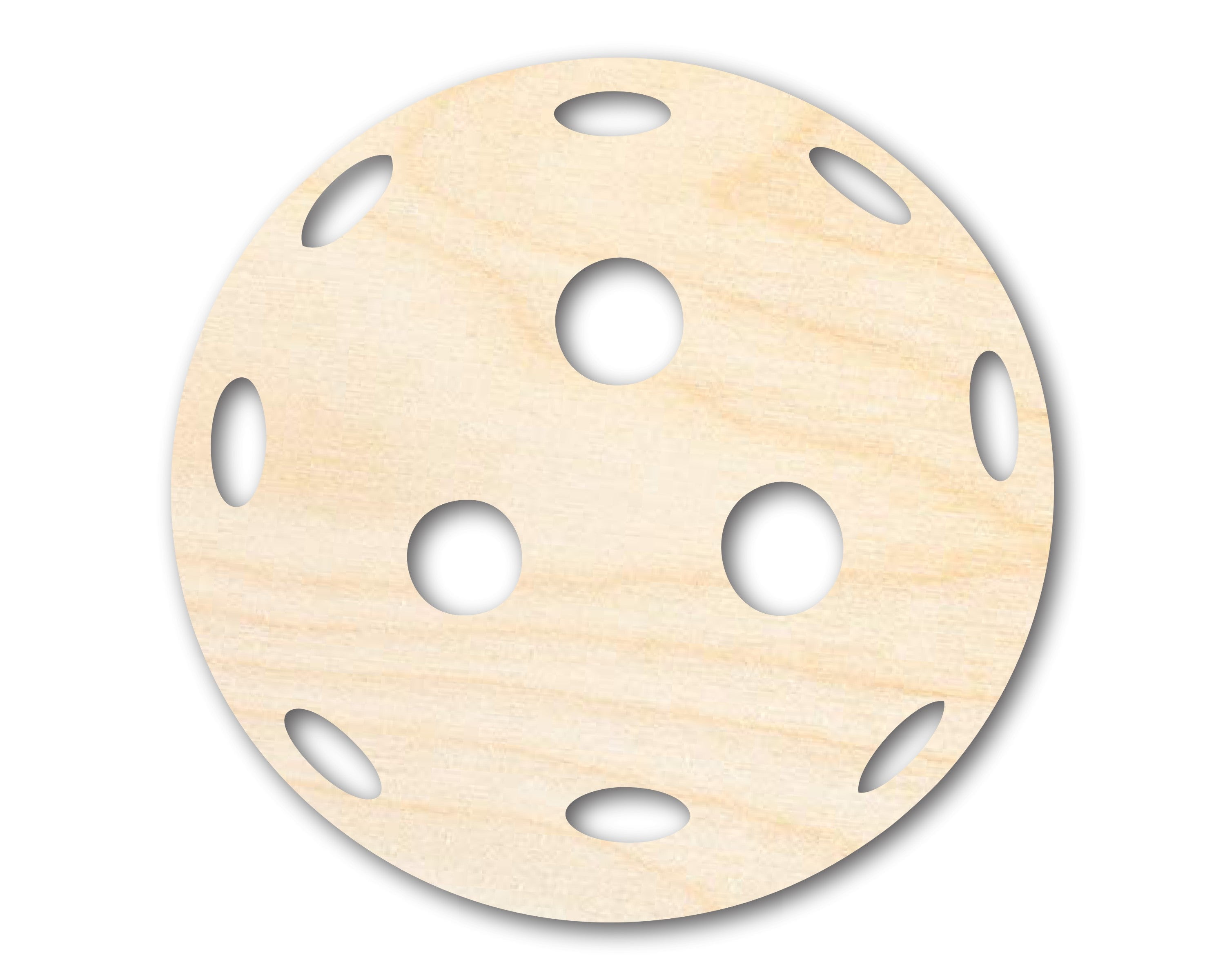 Unfinished Pickleball Ball Shape 5" / 1/4" - Walmart.com