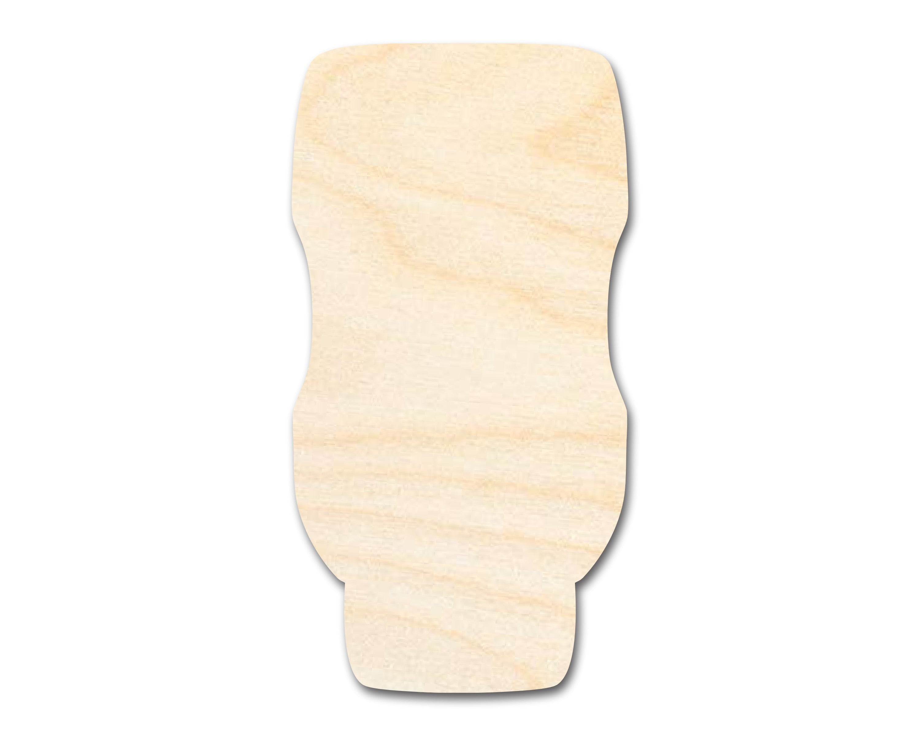 Unfinished Relish Bottle Shape | DIY Craft Cutout 14" / 3/4" - Walmart.com
