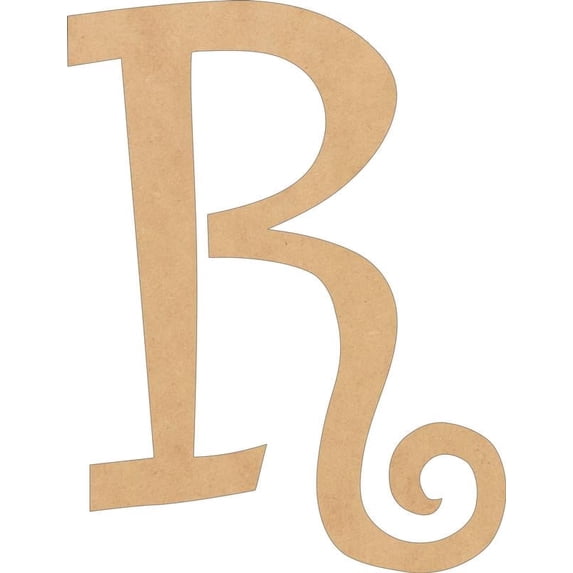 Unfinished Small Wood Letters, Alphabet Girl DIY 10'' Tall Craft R, DIY ...