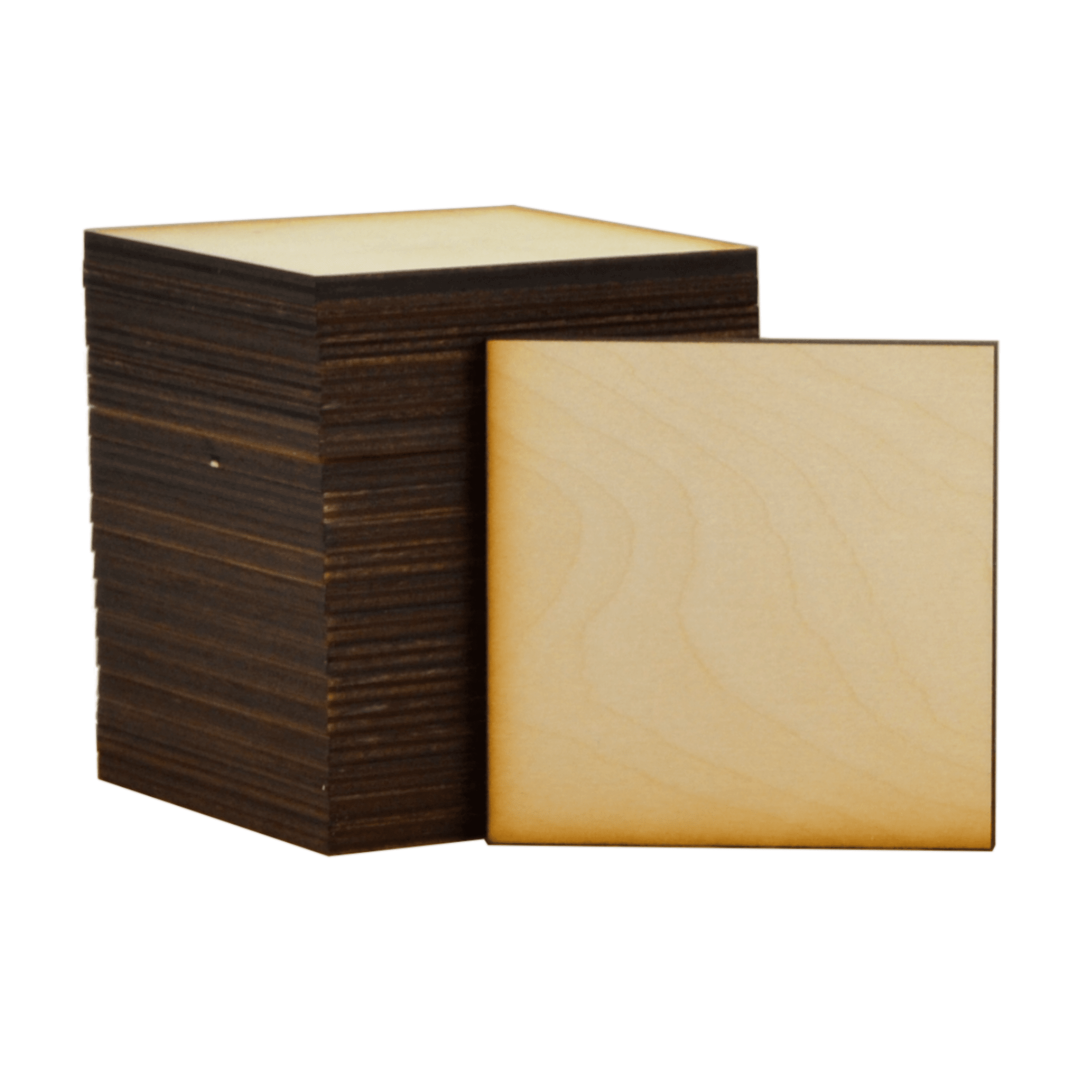 Unfinished Square Wood Cutout (1/4" Thick, 8 Inch (Package of 4 ...