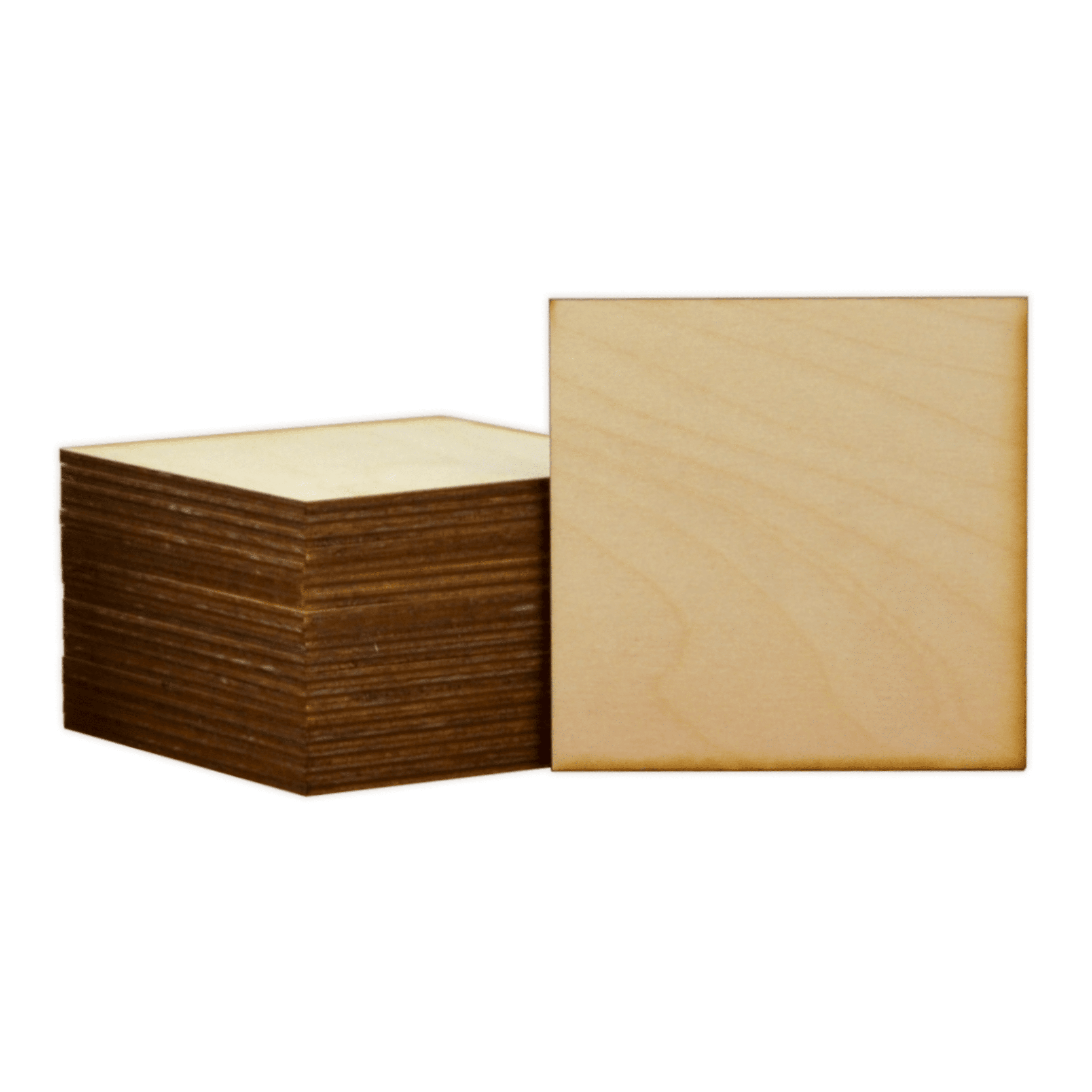 Unfinished Square Wood Cutout (1/8" Thick, 6 Inch (Package of 10 ...
