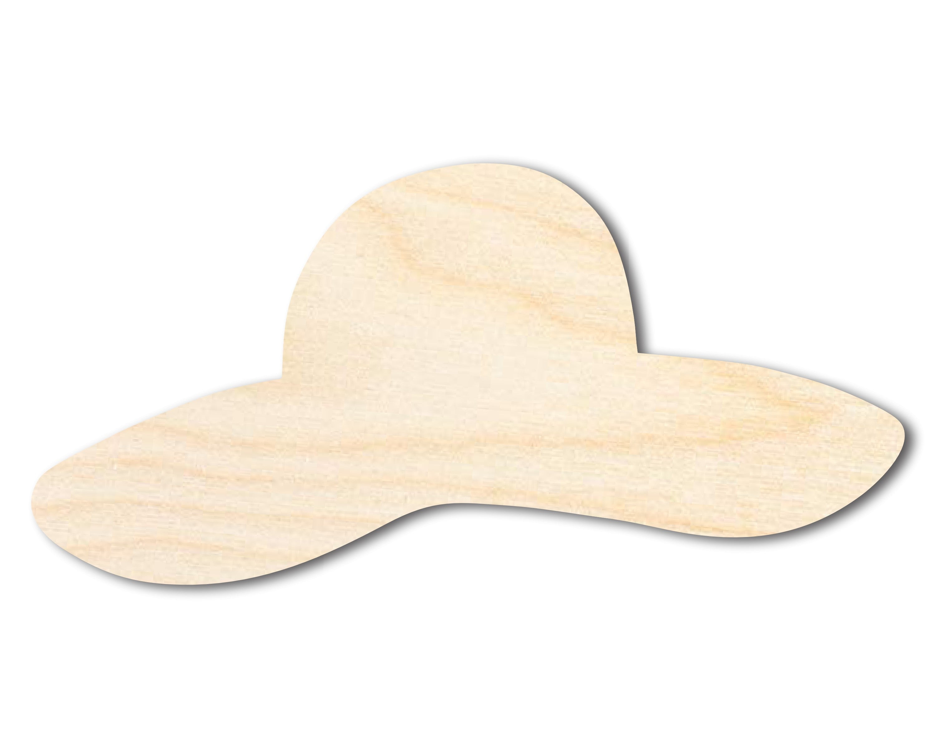 Unfinished Sun Hat Shape | DIY Craft Cutout | up to 46" DIY 8" / 1/4 ...