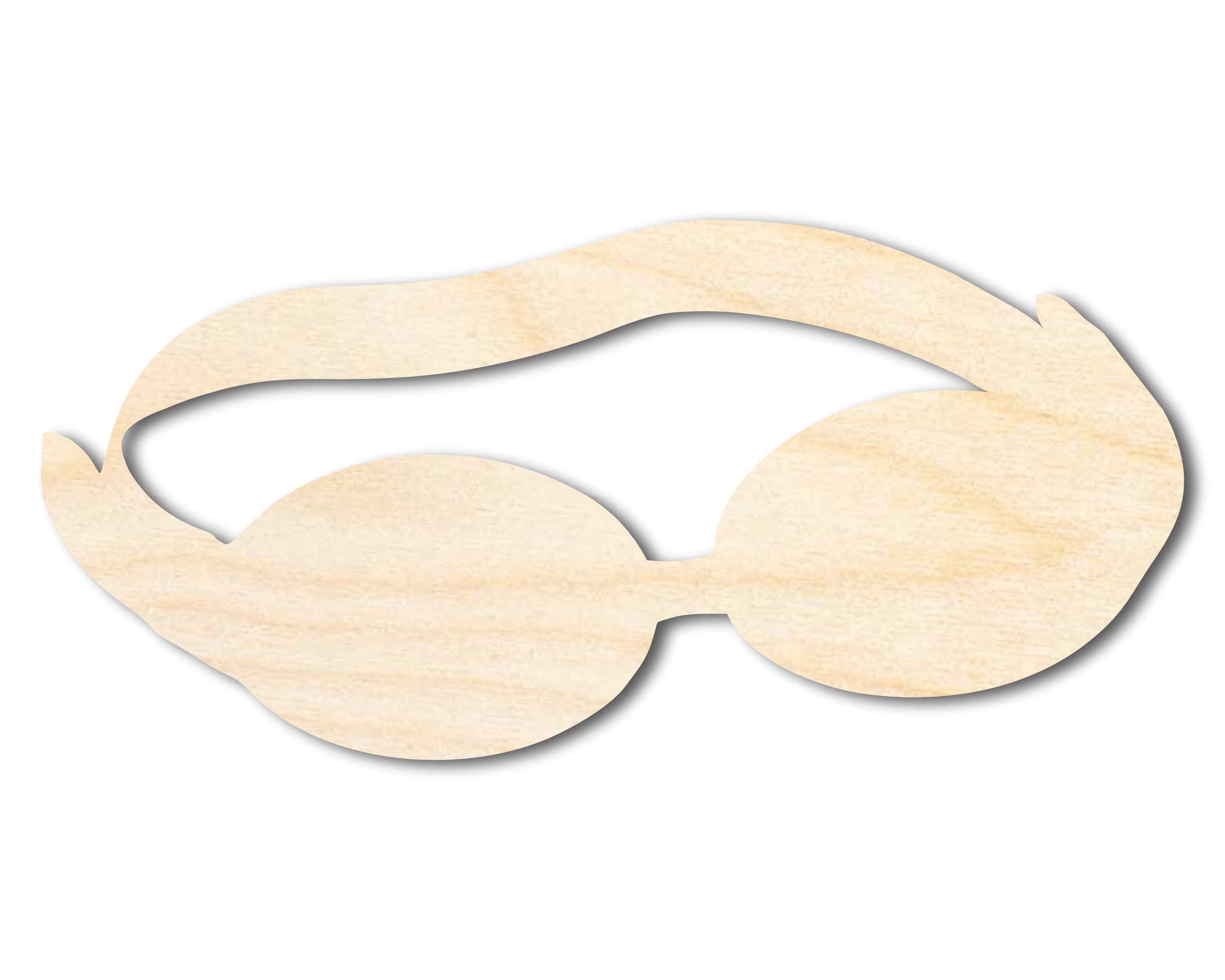 Unfinished Swimming Goggles Shape | DIY Craft Cutout 18" / 1/2 ...