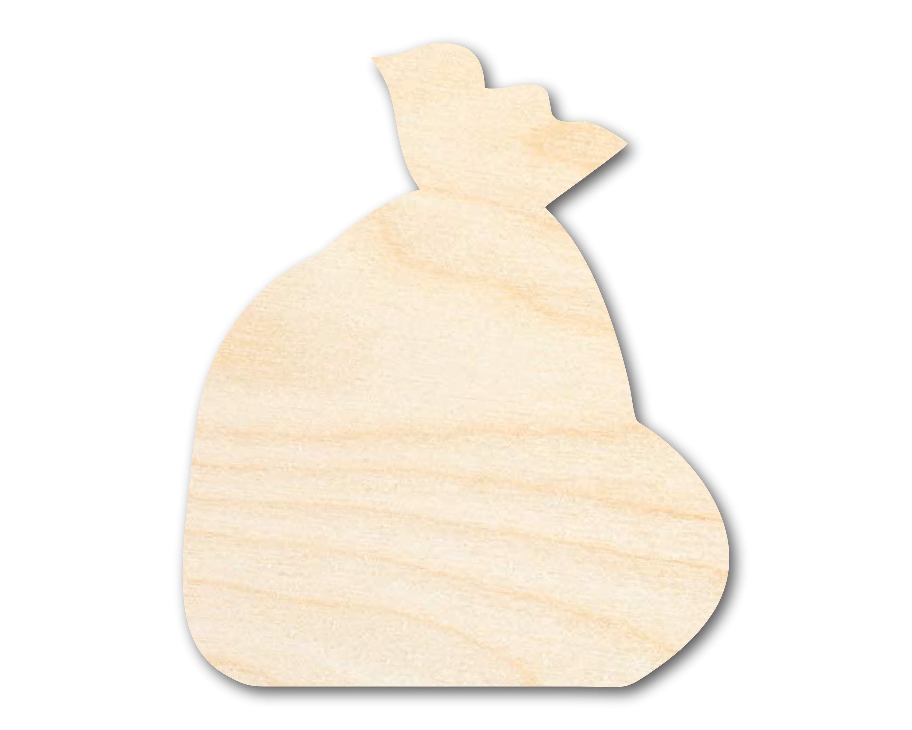 Unfinished Trash Bag Shape | DIY Craft Cutout | up to 46" DIY 46" / 3/4 ...