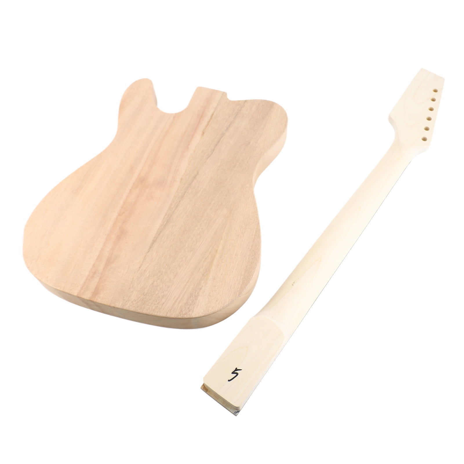 Unfinished Unfinished Electric Guitar DIY Kit Mahogany Body With F ...