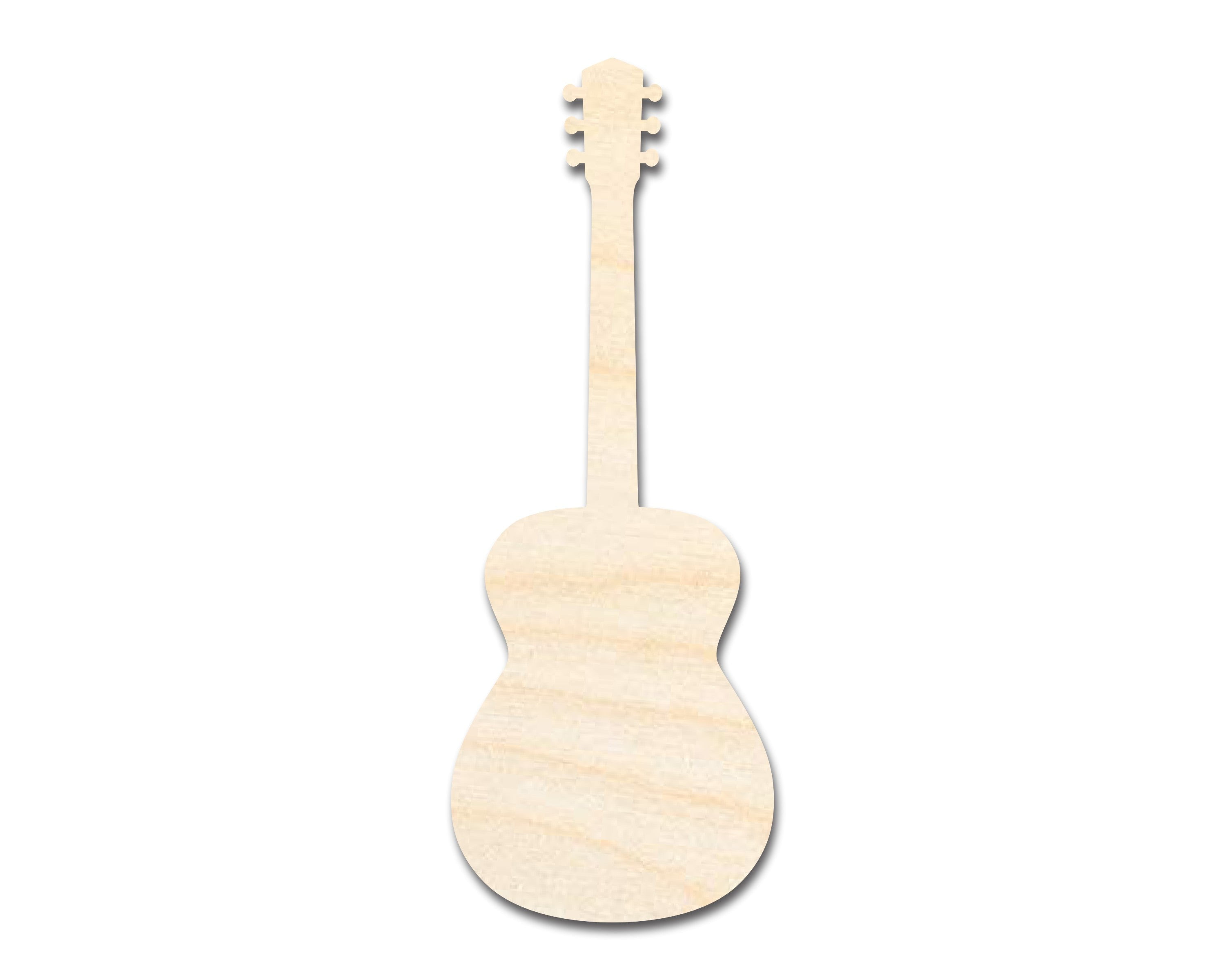 Unfinished Wood Acoustic Guitar | DIY Music Craft Cutout | up to 46" 24 ...