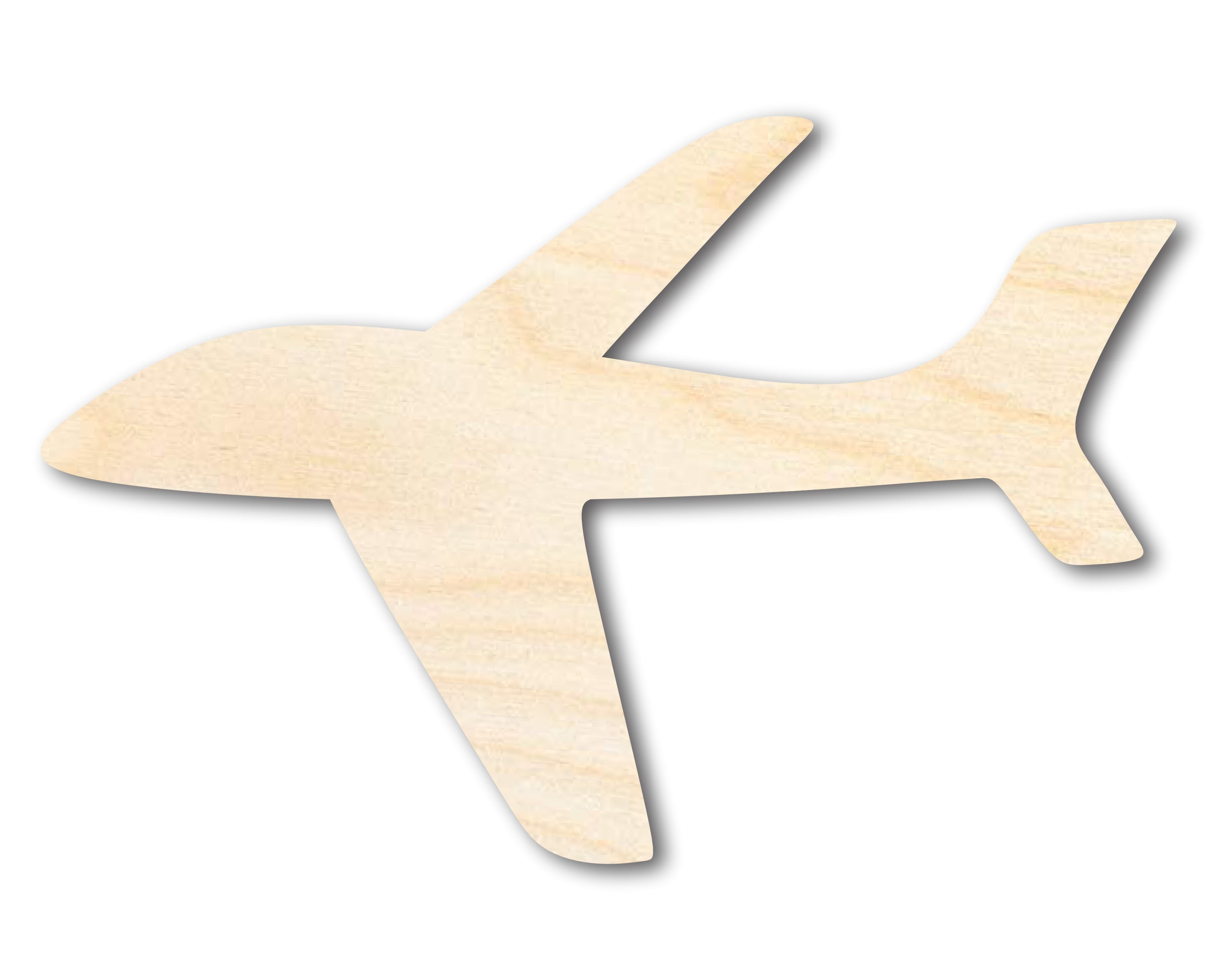 Unfinished Wood Airplane Shape | Craft Cutout | Up to 36" 46" / 1/2 ...