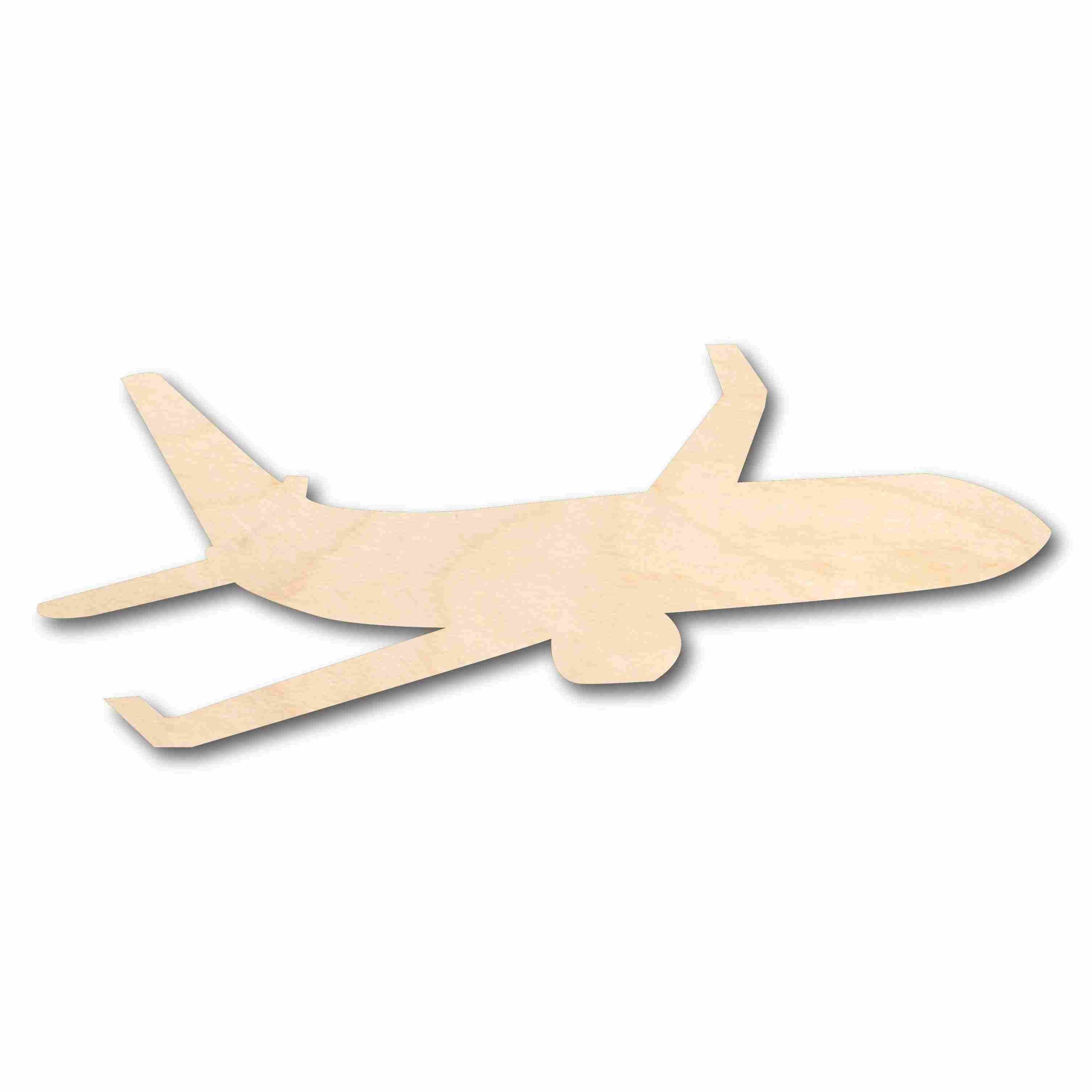 Unfinished Wood Airplane Silhouette - Craft- up to 46" DIY 30" / 1/4 ...