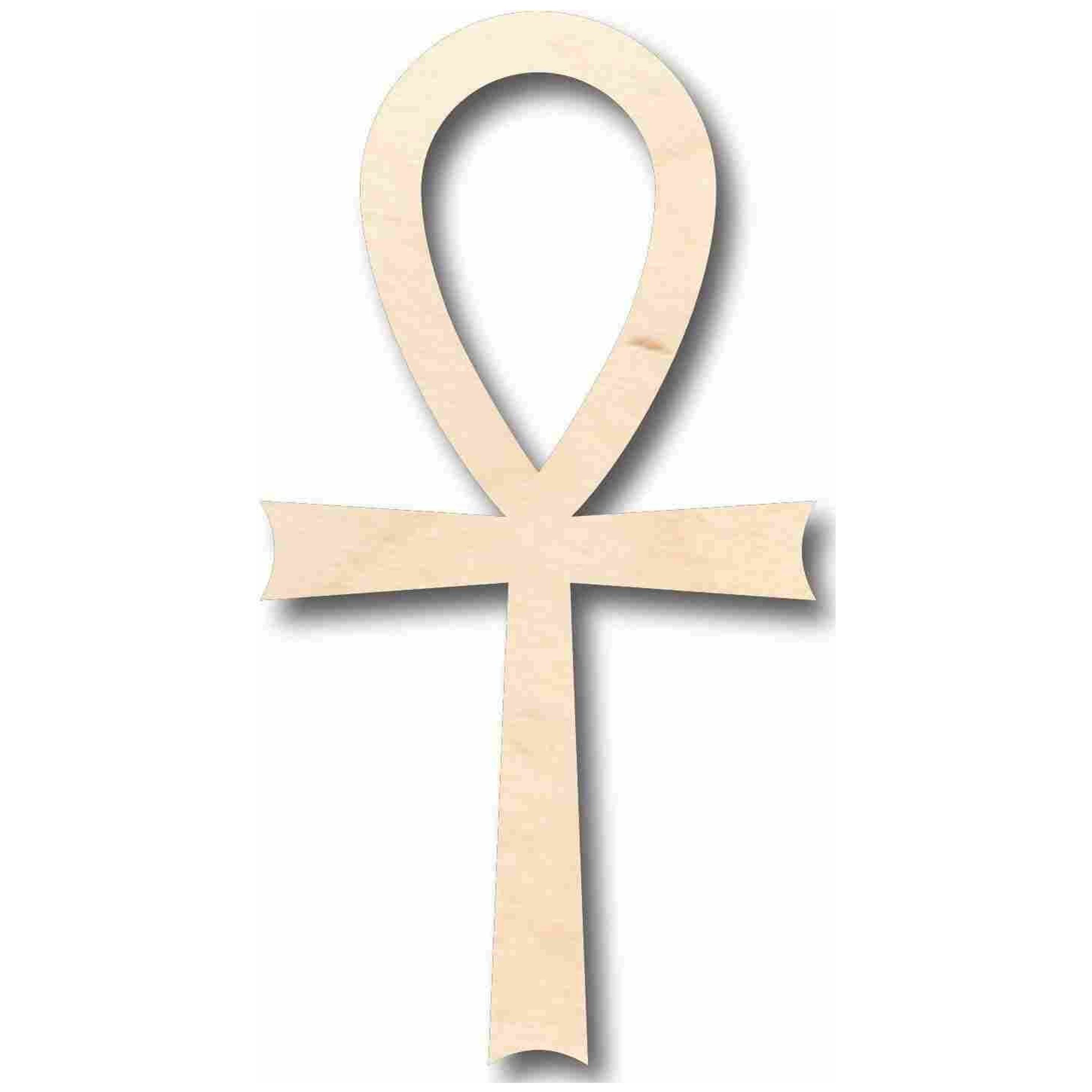 Unfinished Wood Ankh Silhouette - Craft- up to 46" DIY 8" / 1/2 ...