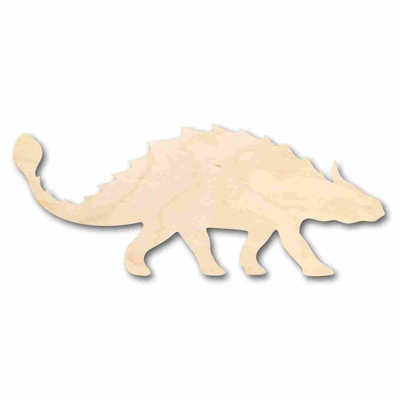 Unfinished Wood Ankylosaurus Shape - Dinosaur - Craft - up to 46" DIY ...