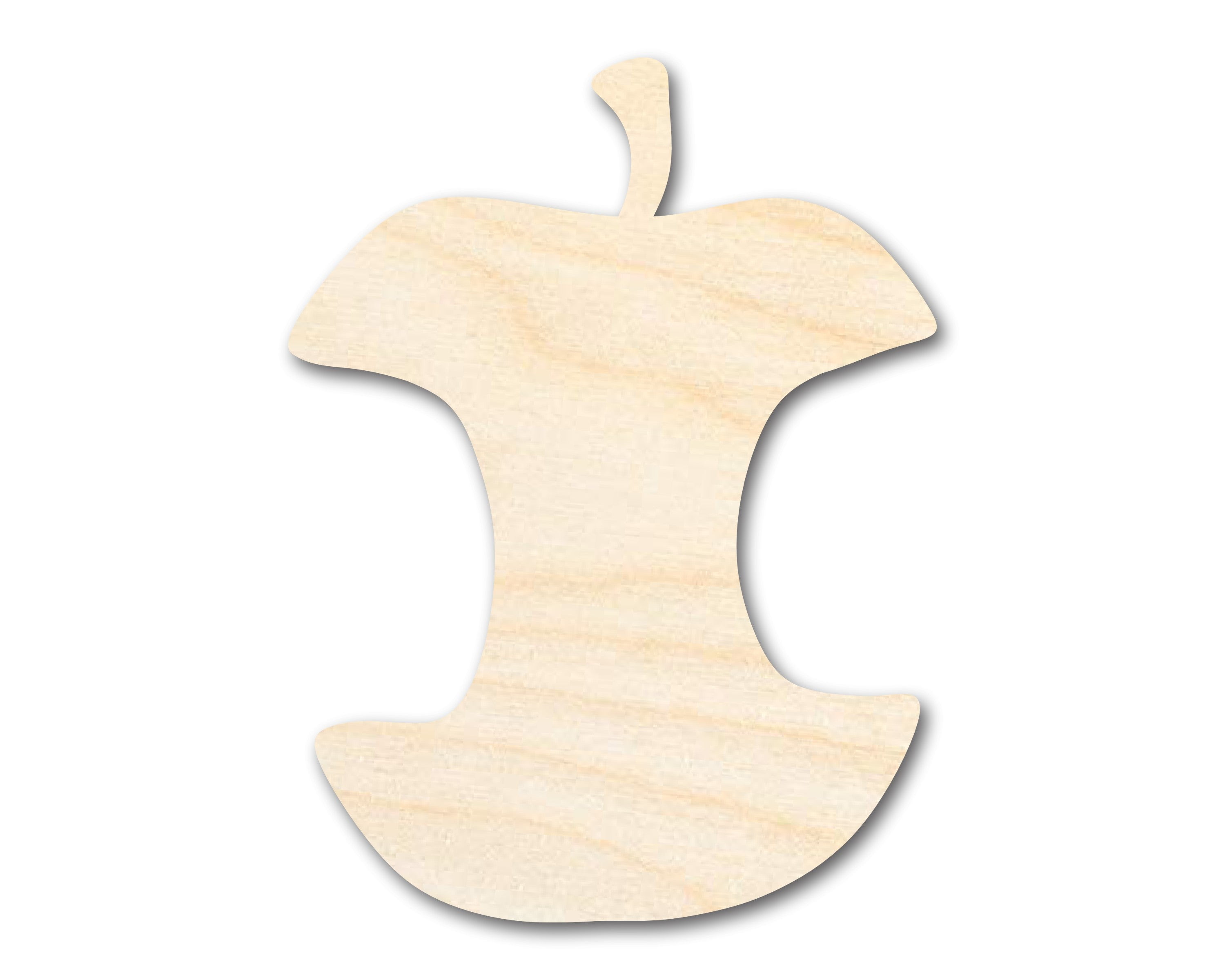 Unfinished Wood Apple Core Shape | DIY Fruit Craft | Up to 36" 12" / 3/ ...