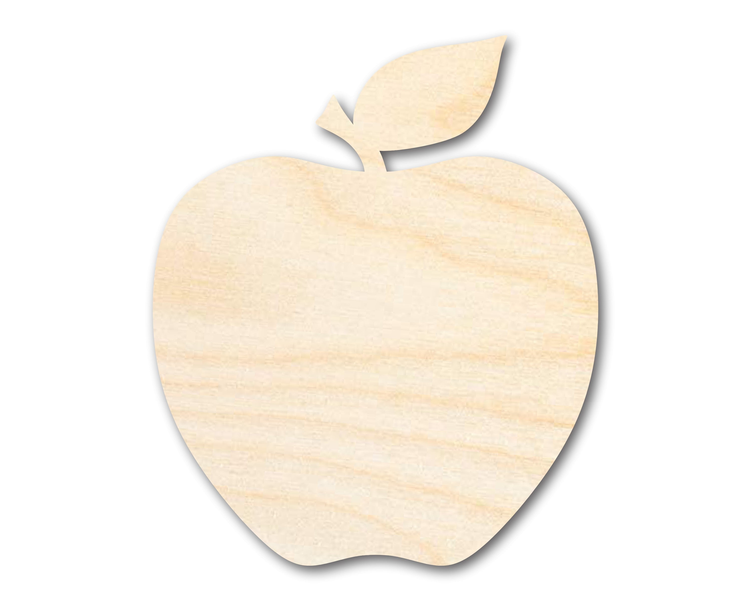 Unfinished Wood Apple Shape | DIY School Teacher Craft | Up to 36" 46 ...