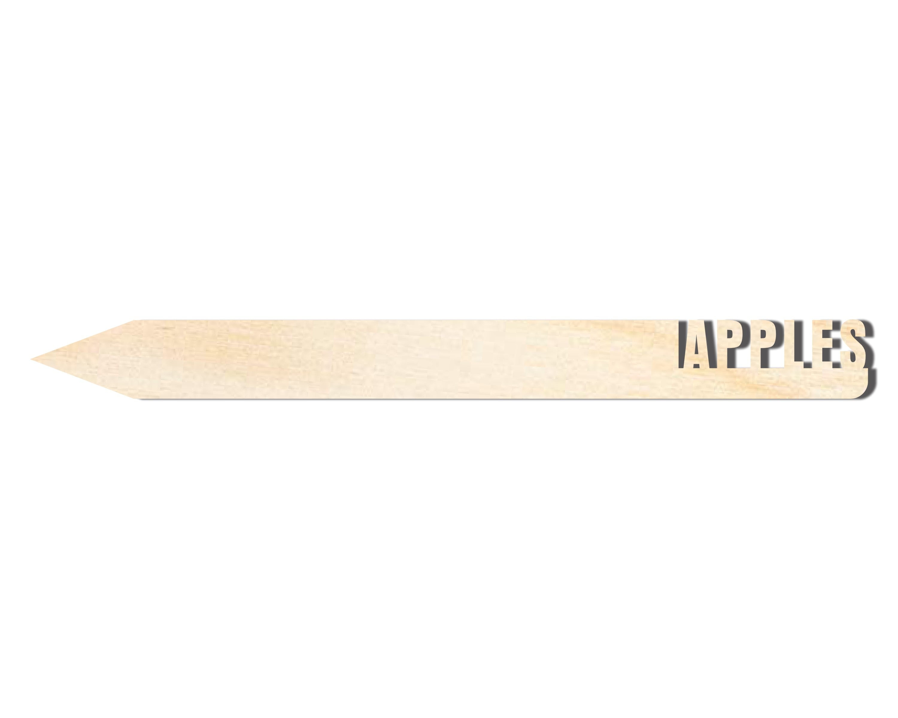 Unfinished Wood Apples Garden Stake | DIY Craft Cutout | up to 24" DIY ...