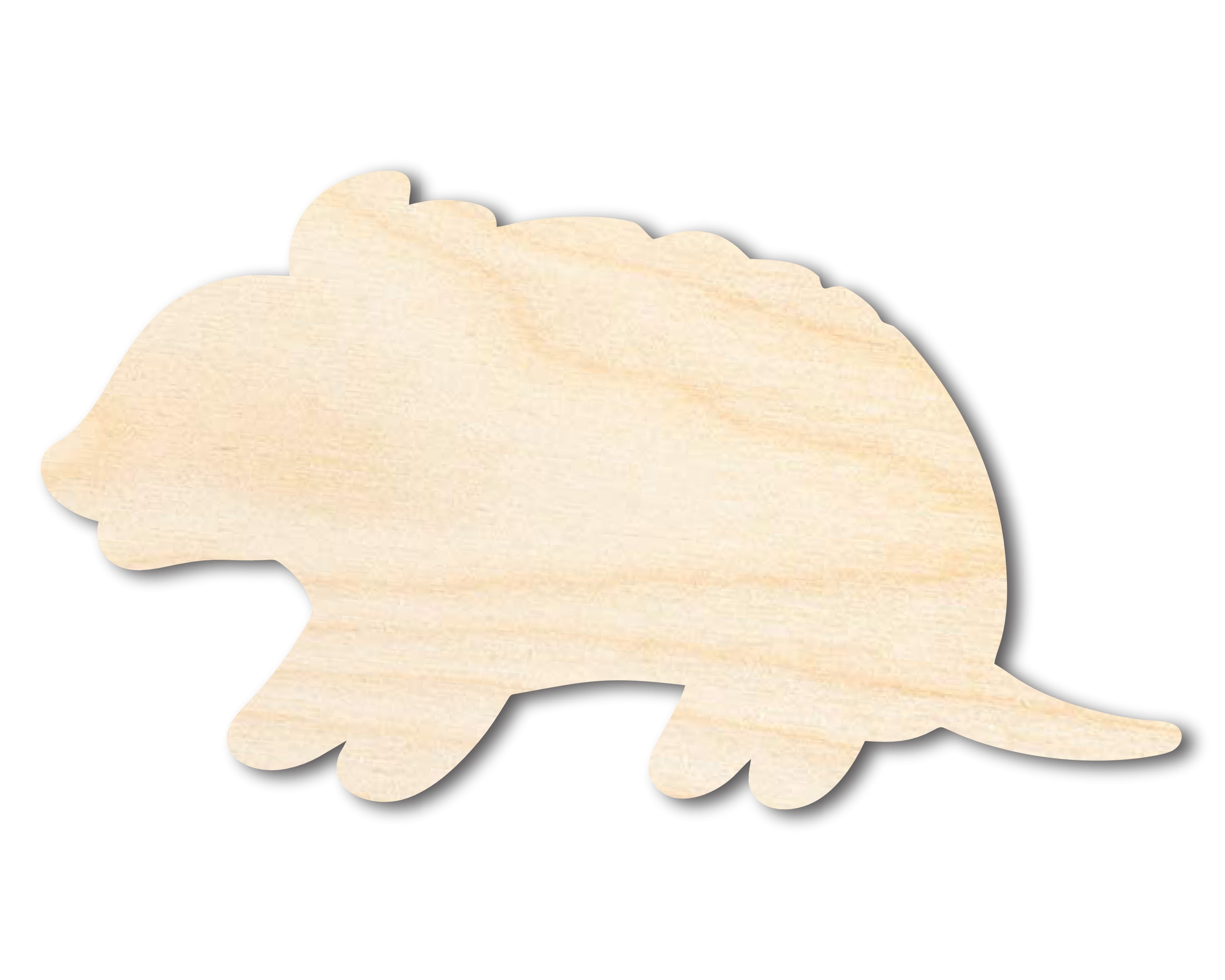 Unfinished Wood Armadillo Shape | DIY Craft Cutout 8" / 1/4" - Walmart.com