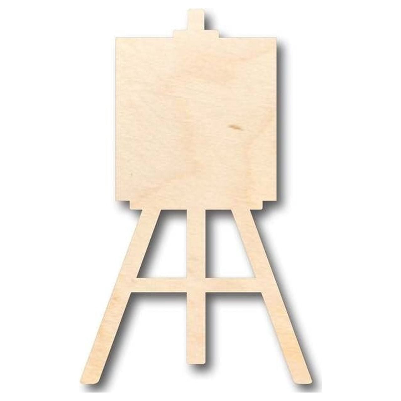 Unfinished Wood Artist Painting Easel Shape - Craft - up to 46" DIY 14 ...