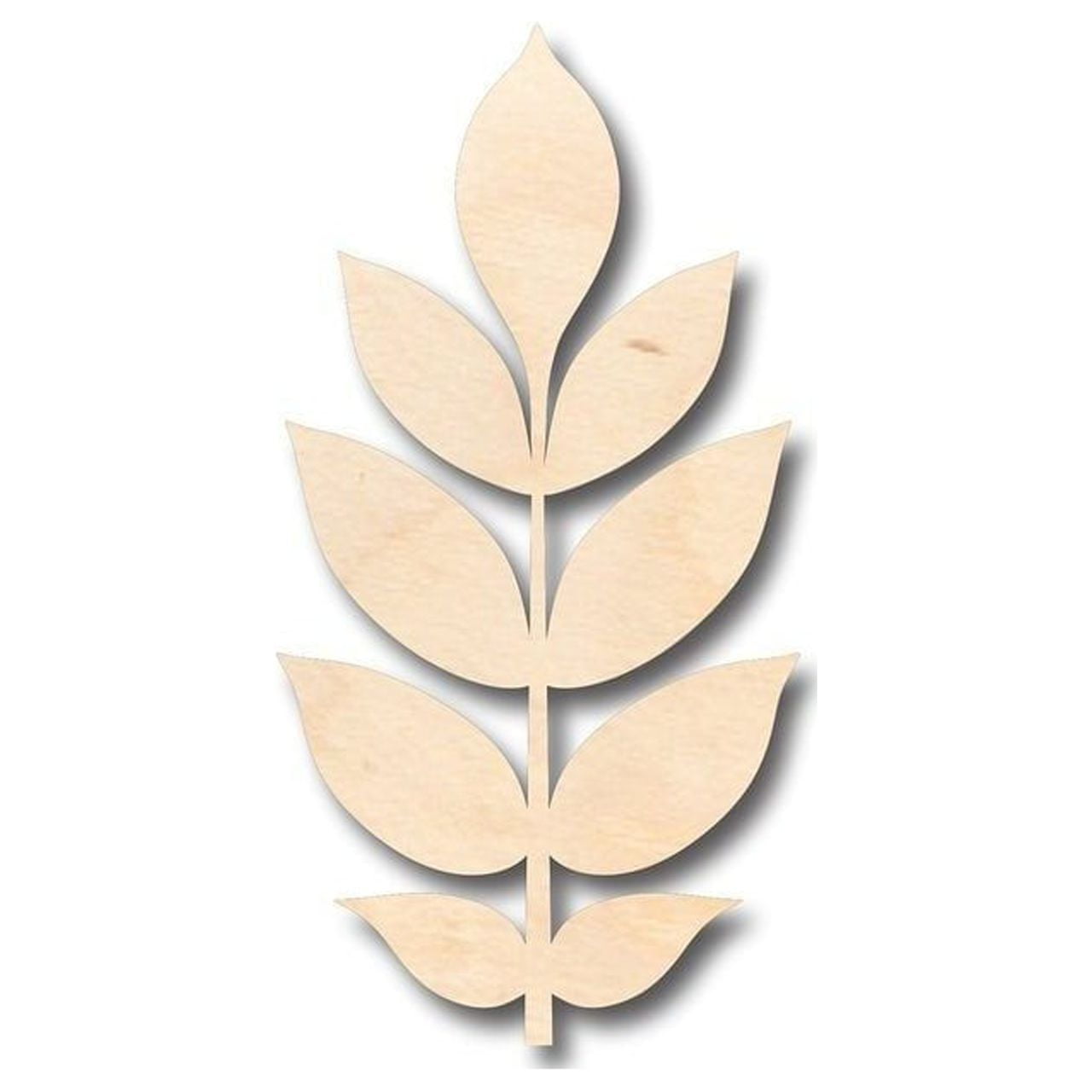 Unfinished Wood Ash Leaf Shape - Craft - up to 46" DIY 20" / 1 ...
