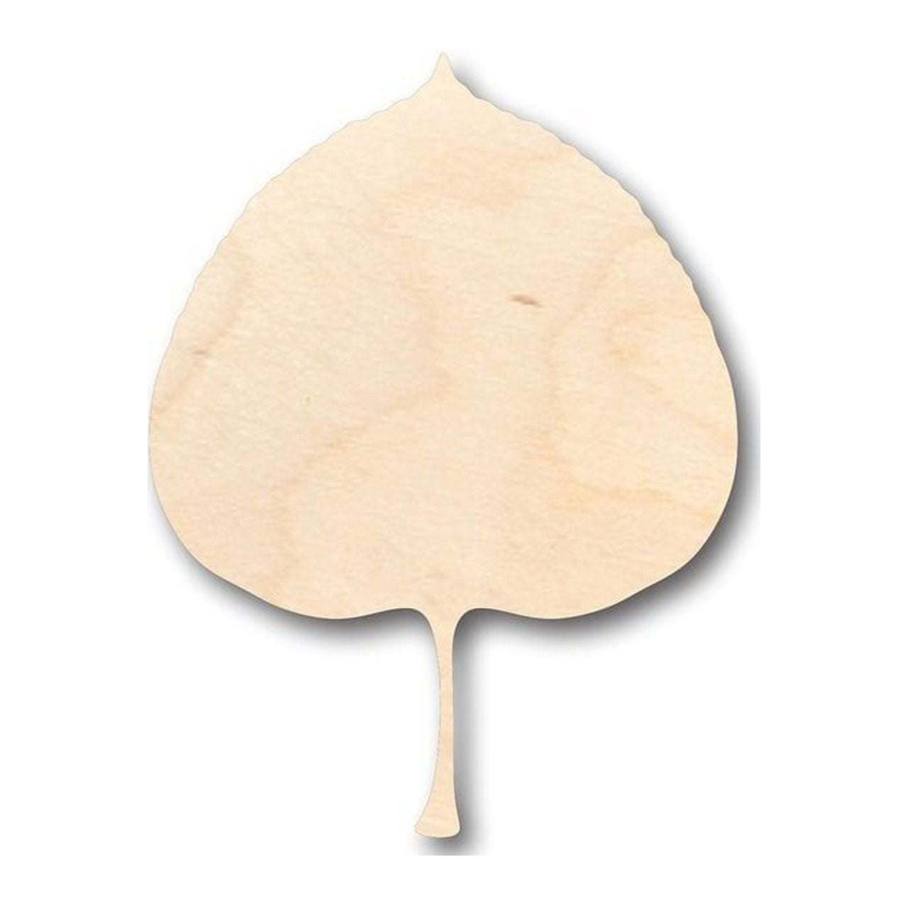 Unfinished Wood Aspen Leaf Shape - Craft - up to 46" DIY 5" / 1/2 ...