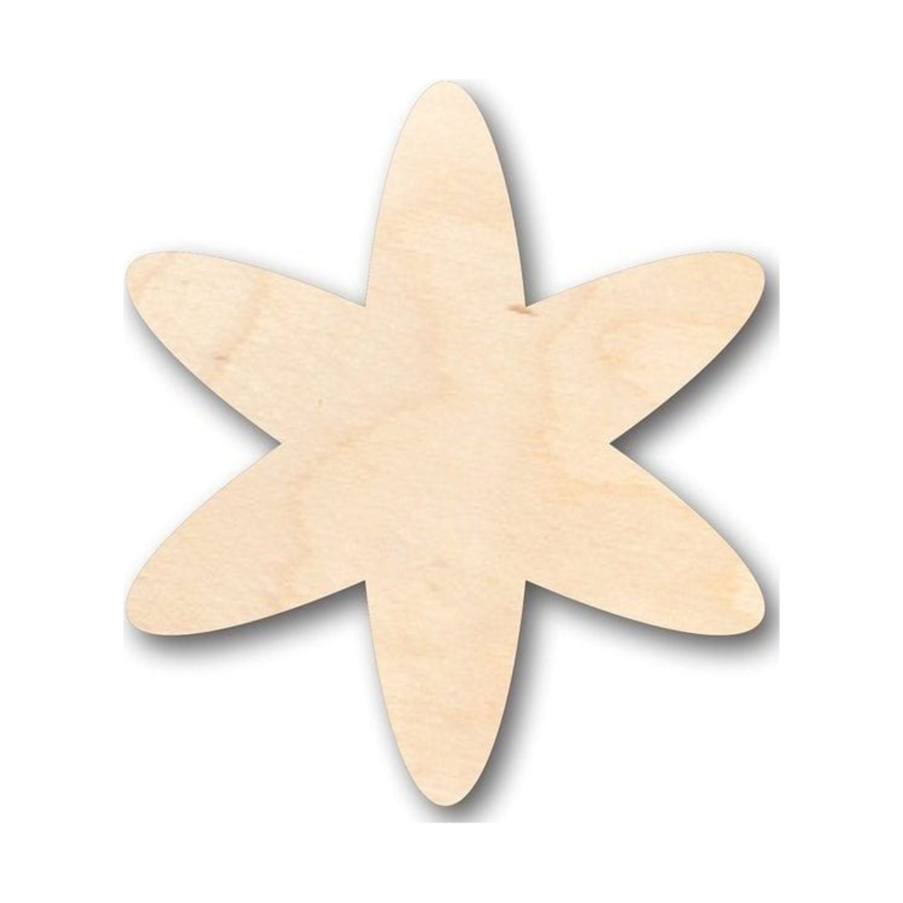 Unfinished Wood Asterisk Symbol - Craft - up to 46" DIY 42" / 1/2 ...