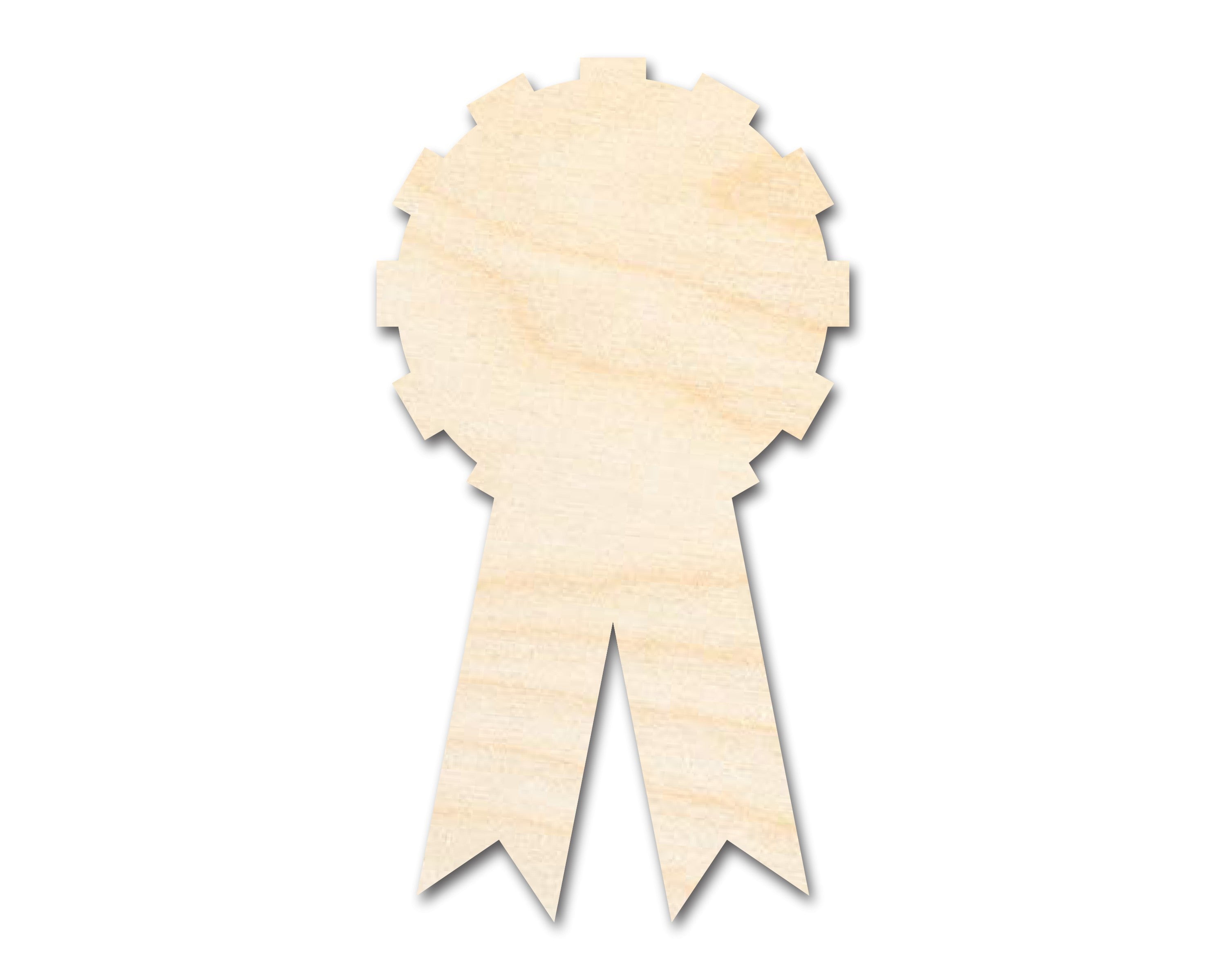 Unfinished Wood Award Ribbon Shape | DIY Craft Cutout | Up to 36" 14 ...