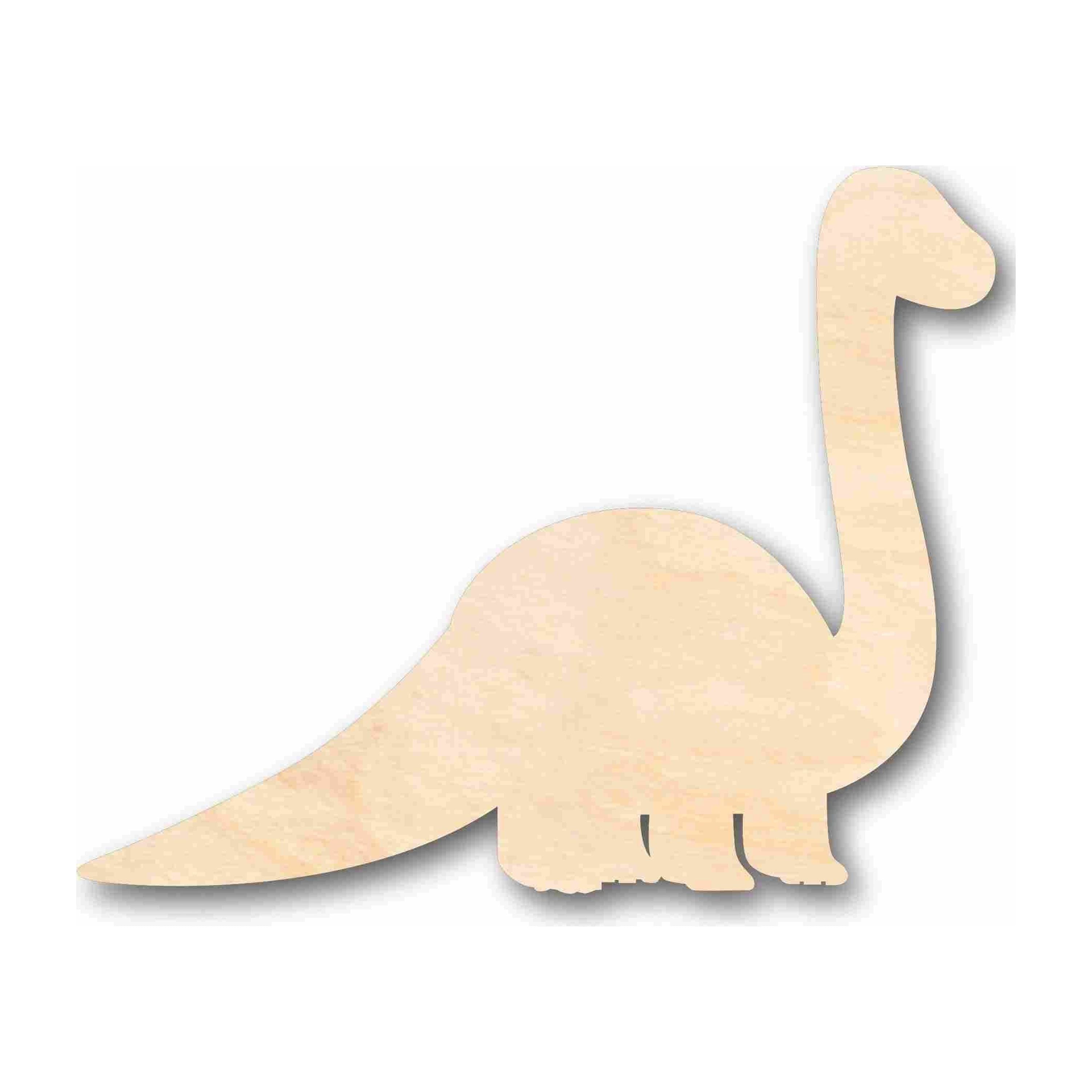 Unfinished Wood Baby Dinosaur Brontosaurus Silhouette - Craft- up to 46 ...