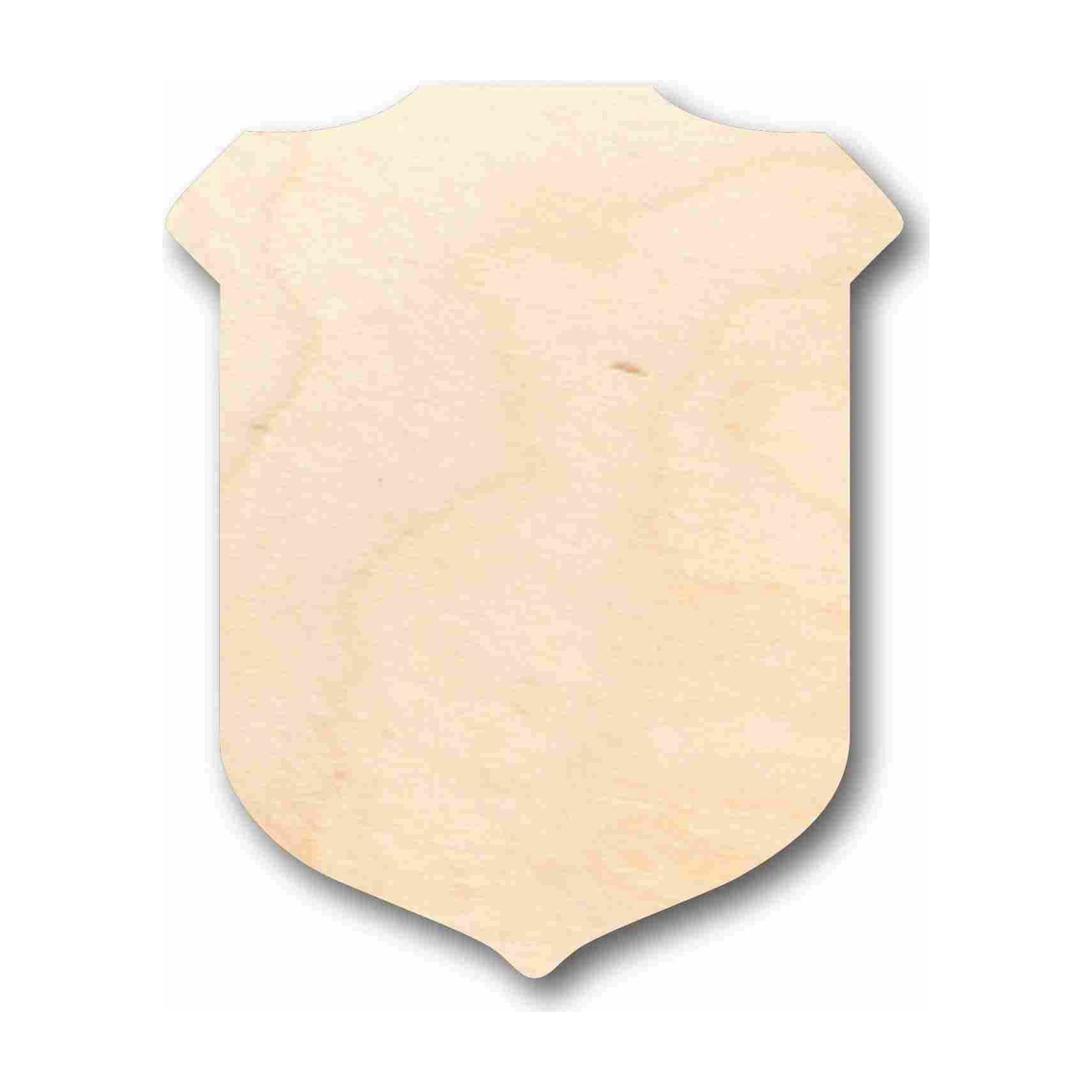Unfinished Wood Badge Silhouette - Craft- up to 46" DIY 30" / 1/4 ...