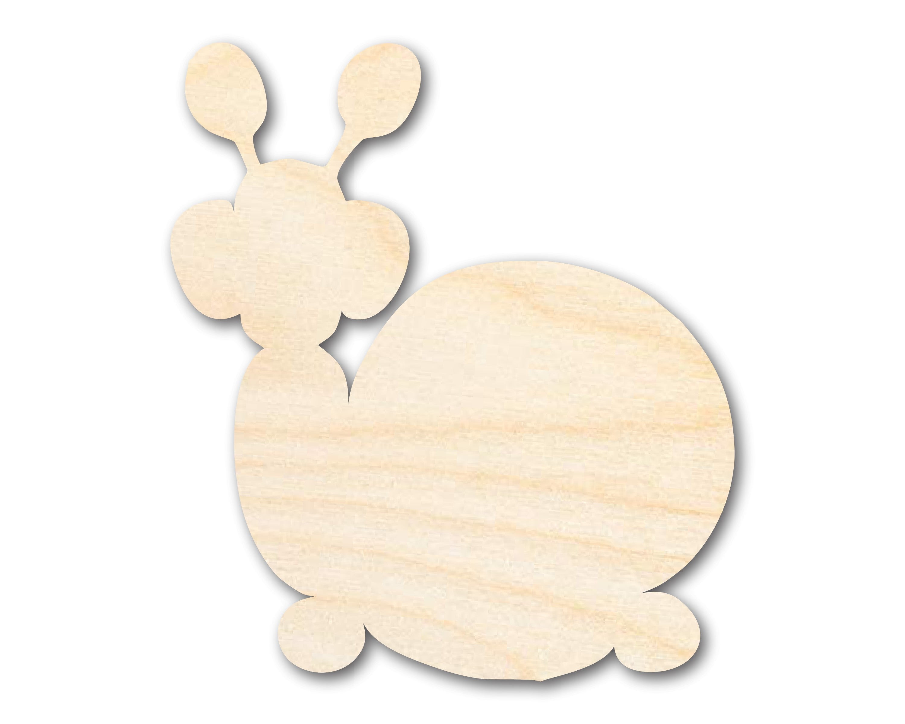 Unfinished Wood Balloon Snail Shape | DIY Craft Cutout | up to 46" DIY ...