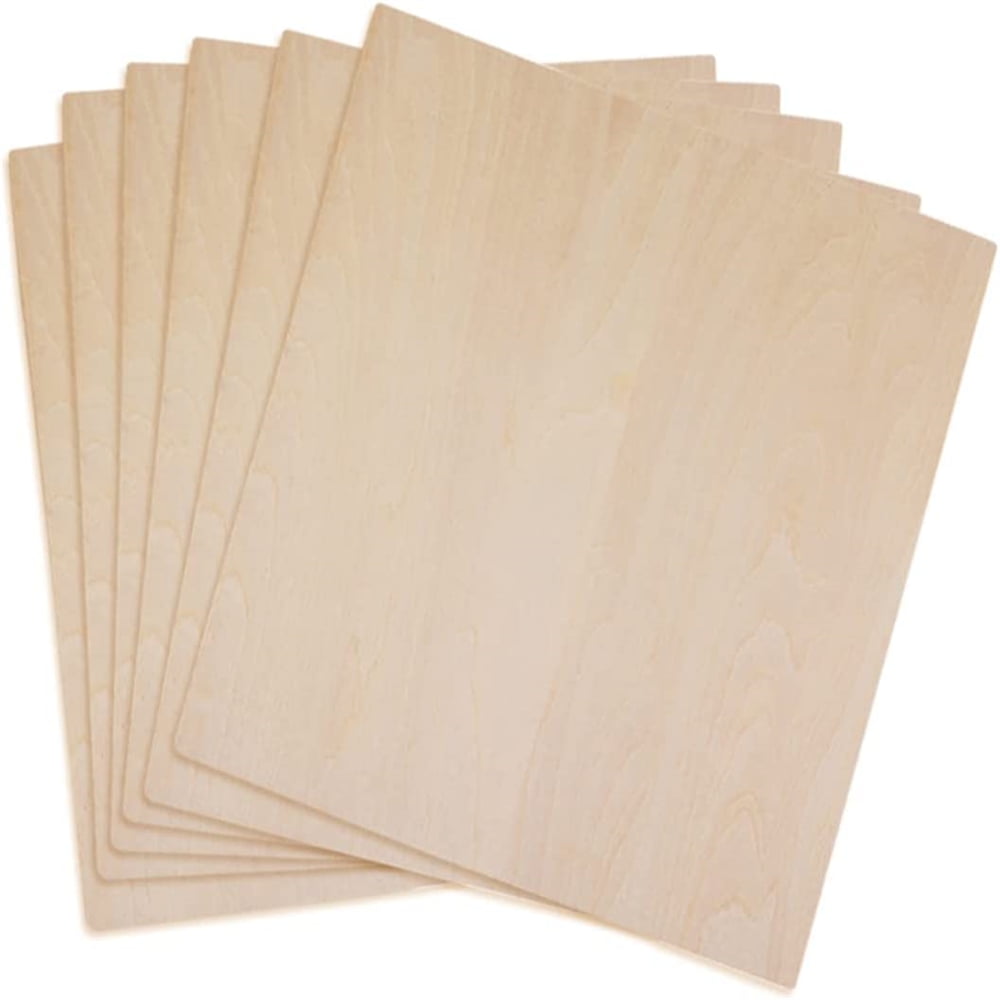 Unfinished Wood, Balsa Wood Sheets, Basswood Thin Craft Wood Board for ...