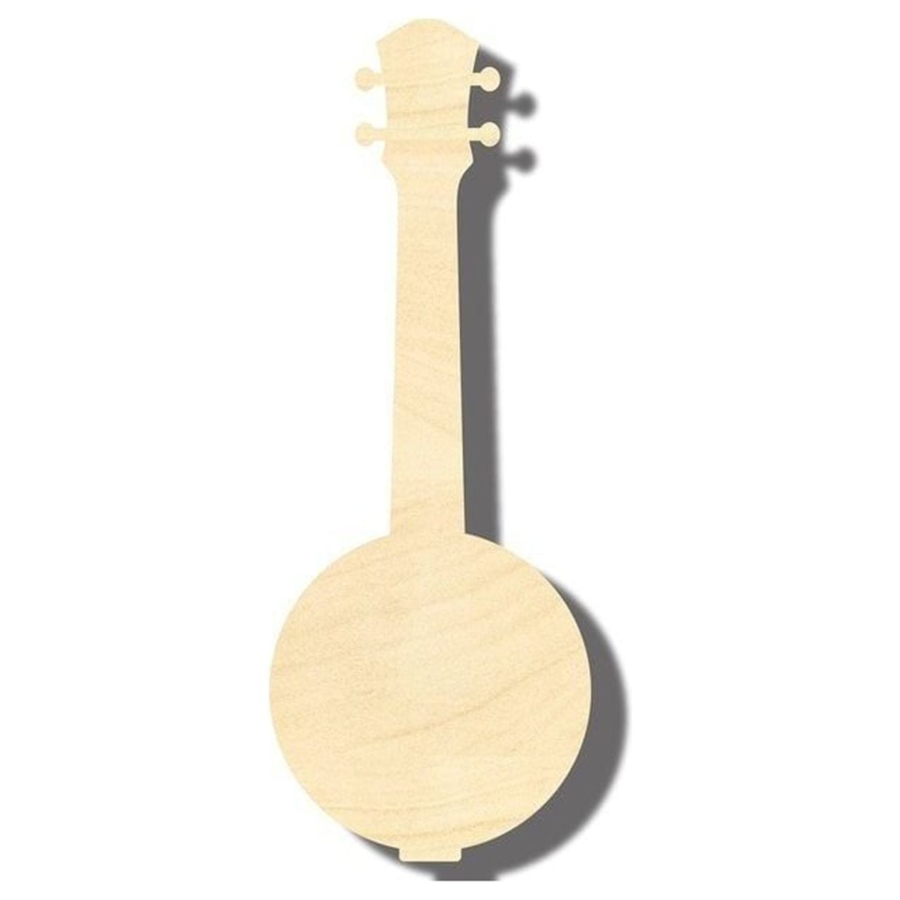 Unfinished Wood Banjo Shape - Craft - Music - up to 24" DIY 42" / 3/4 ...