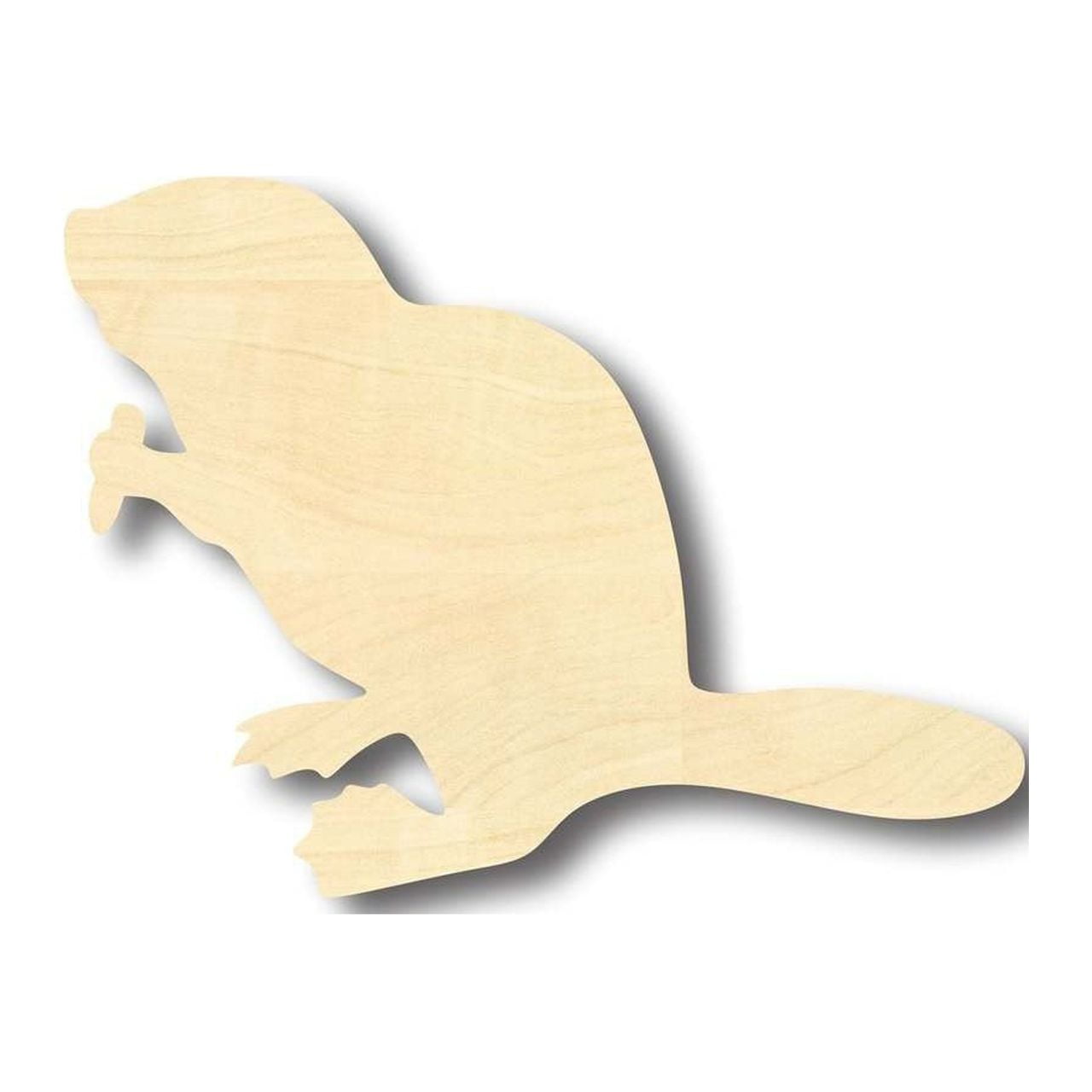 Unfinished Wood Beaver Shape - Animal - Craft - up to 46" DIY 7" / 1/2 ...