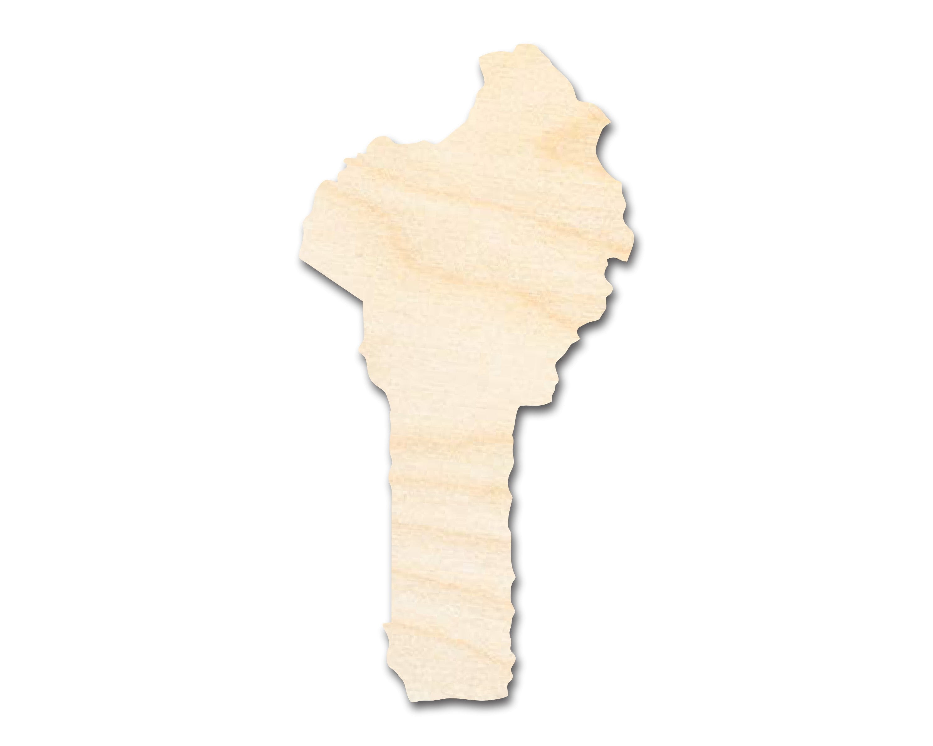 Unfinished Wood Benin Country Shape - West Africa Craft - up to 46" DIY ...
