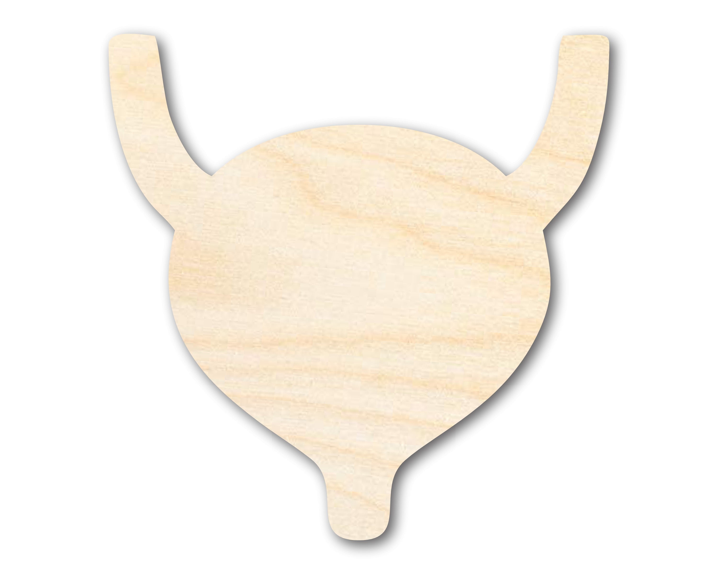 Unfinished Wood Bladder Shape | DIY Craft Cutout | up to 46" DIY 46 ...