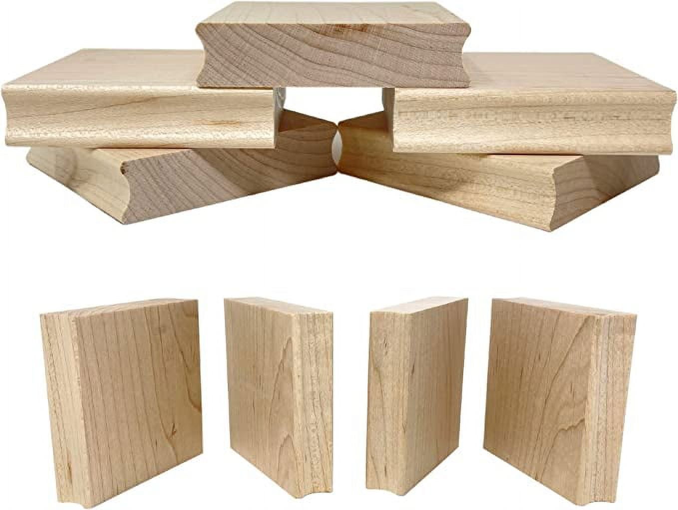 Unfinished Wooden Stamp Mounts - Various Sizes - Kids Art, DIY ...