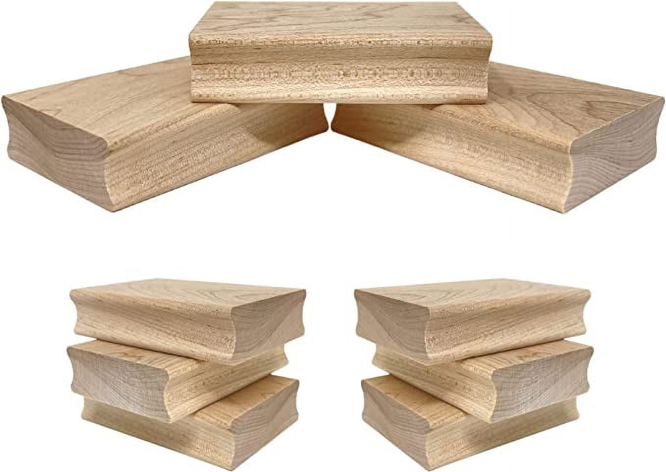 Unfinished Wooden Stamp Blocks - Different Sizes, Perfect for DIY, Art ...