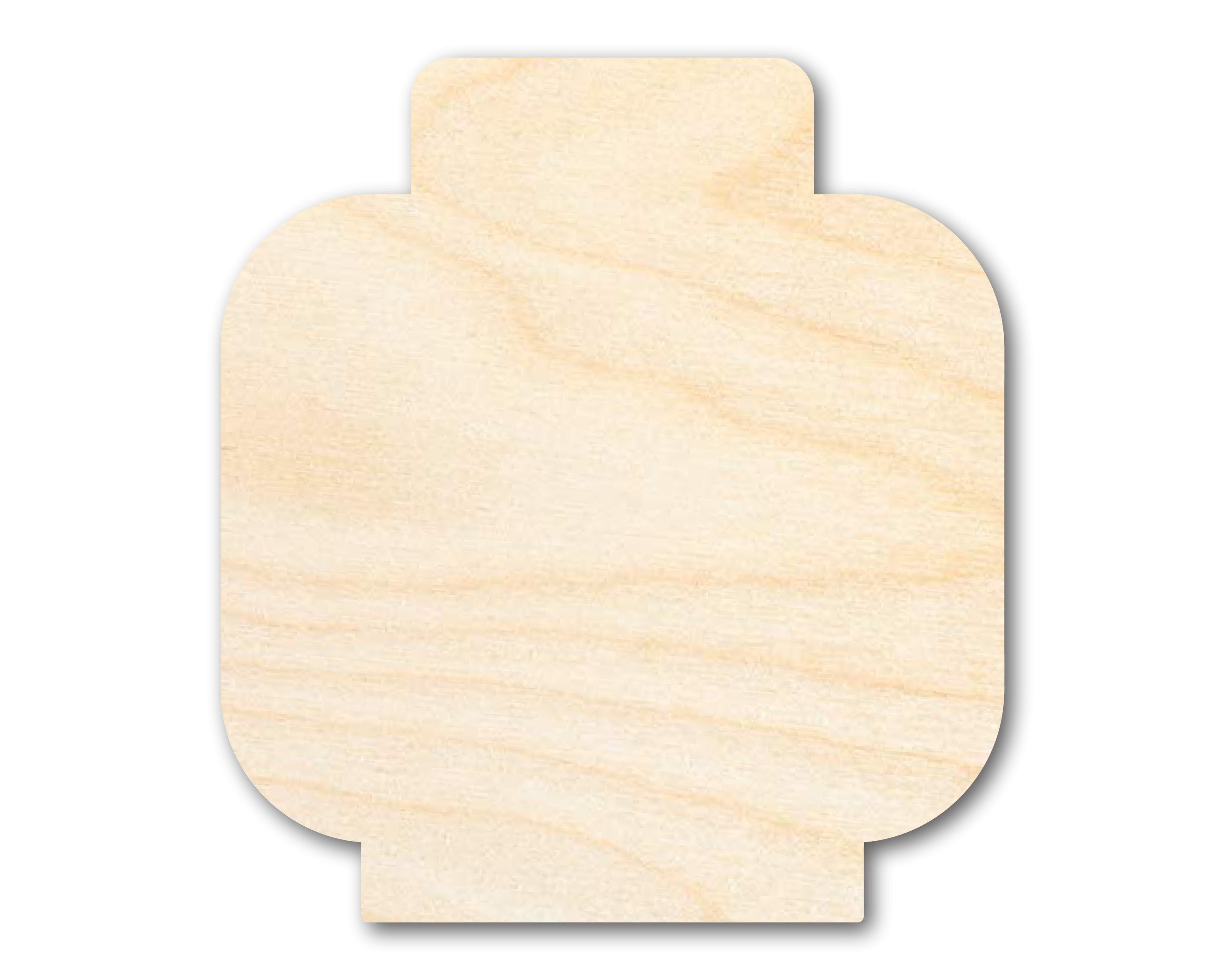 Unfinished Wood Block Head Shape | DIY Craft Cutout | up to 46" DIY 46 ...