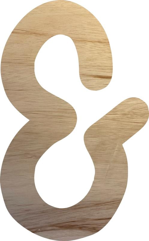 Unfinished Wood Block Letter, Craft 5'' Bold Letter &, Paintable ...