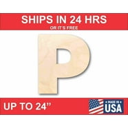 6 Pack: 8" Wood Block Letter by Make Market® - Walmart.com