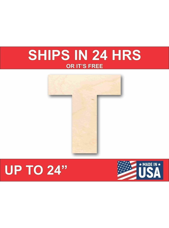 Wooden Letters & Numbers in Wood Crafting - Walmart.com