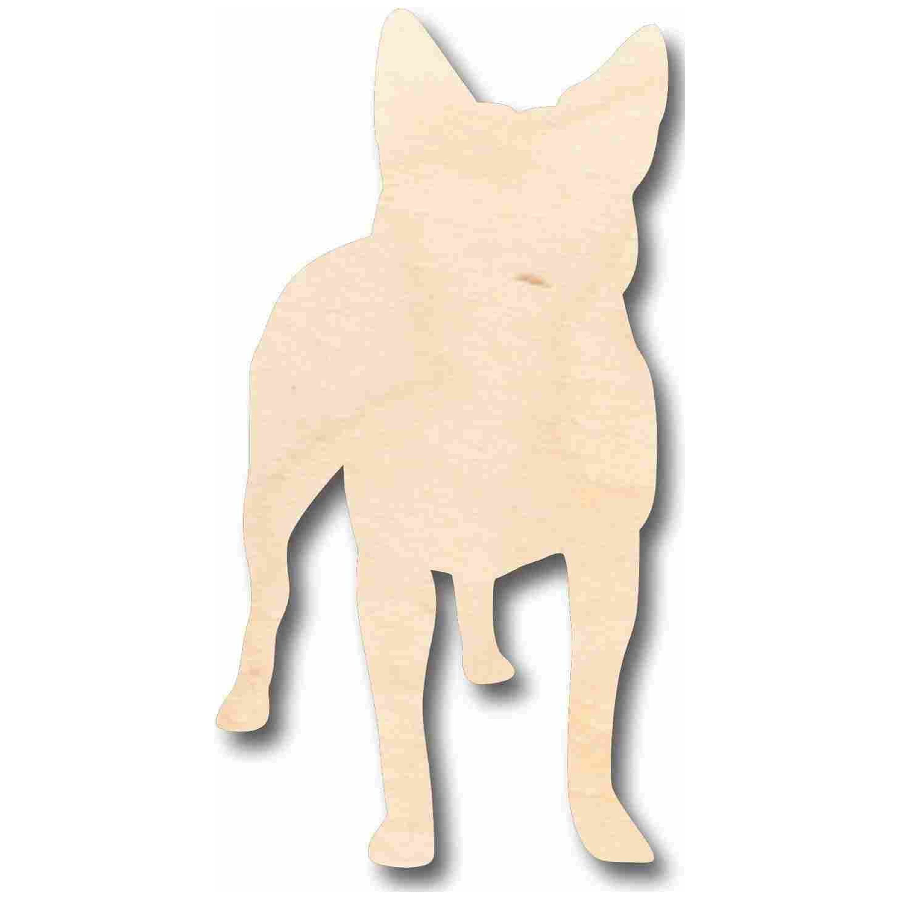 Unfinished Wood Blue Healer Dog Silhouette - Craft- up to 46" DIY 5 ...